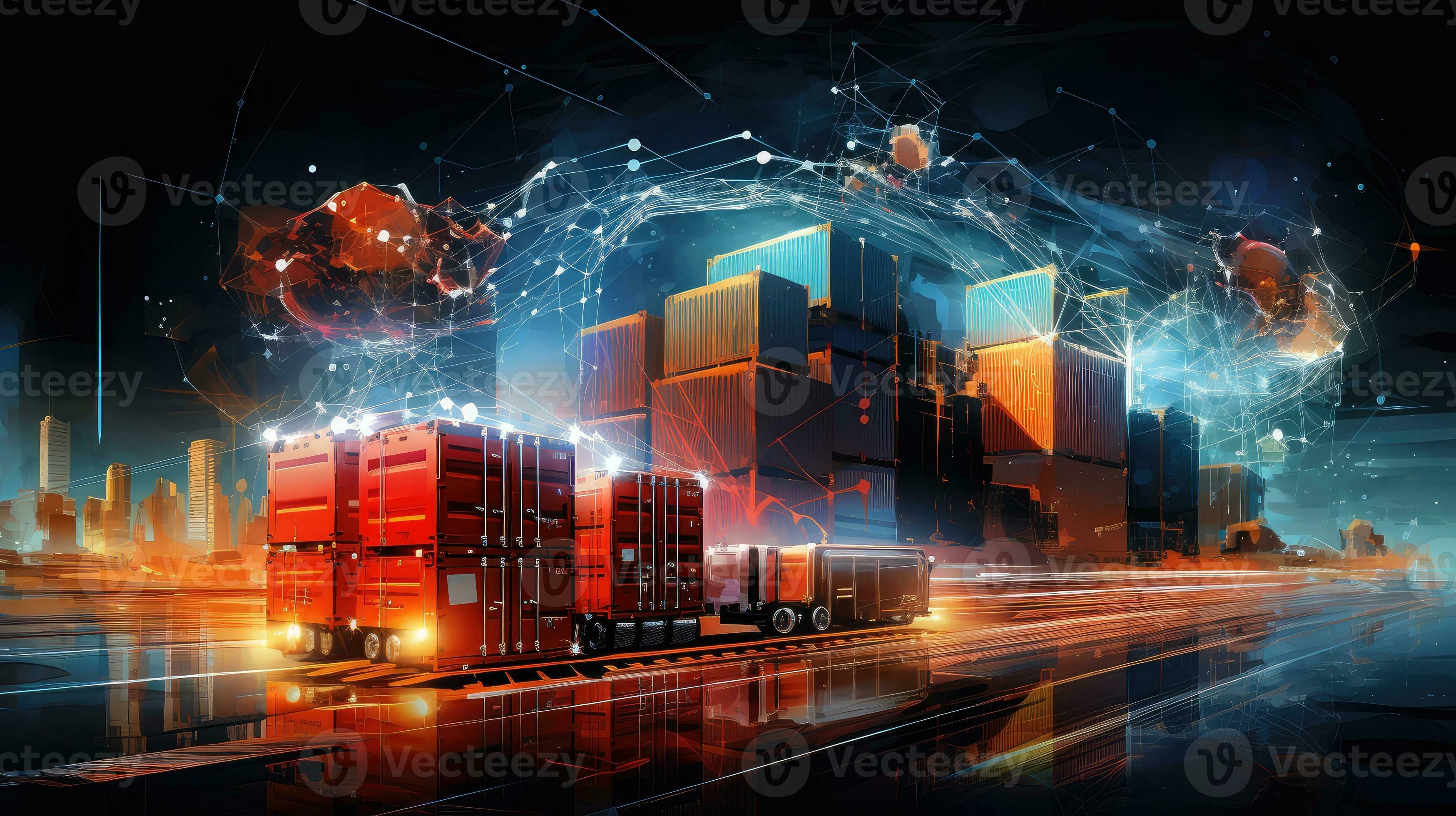 future logistics artificial intelligence ai generated 29709335 Stock ... future logistics artificial intelligence ai generated 29709335 Stock ...