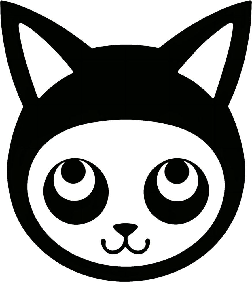 Close Up Of Cute Cat Face Ai Generated 29712585 Png