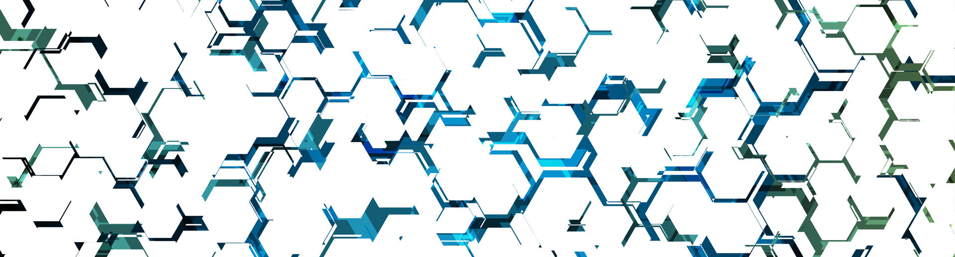 Abstract blue green tech hexagonal pattern background 29723455 Vector ...