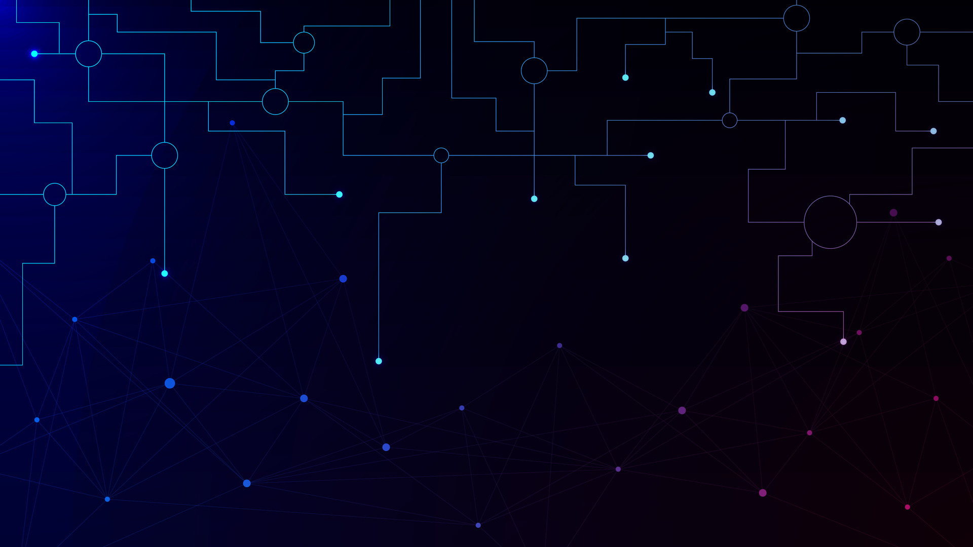 Abstract Network Connection Technology With Connected Dots And Lines Big Data Visualization