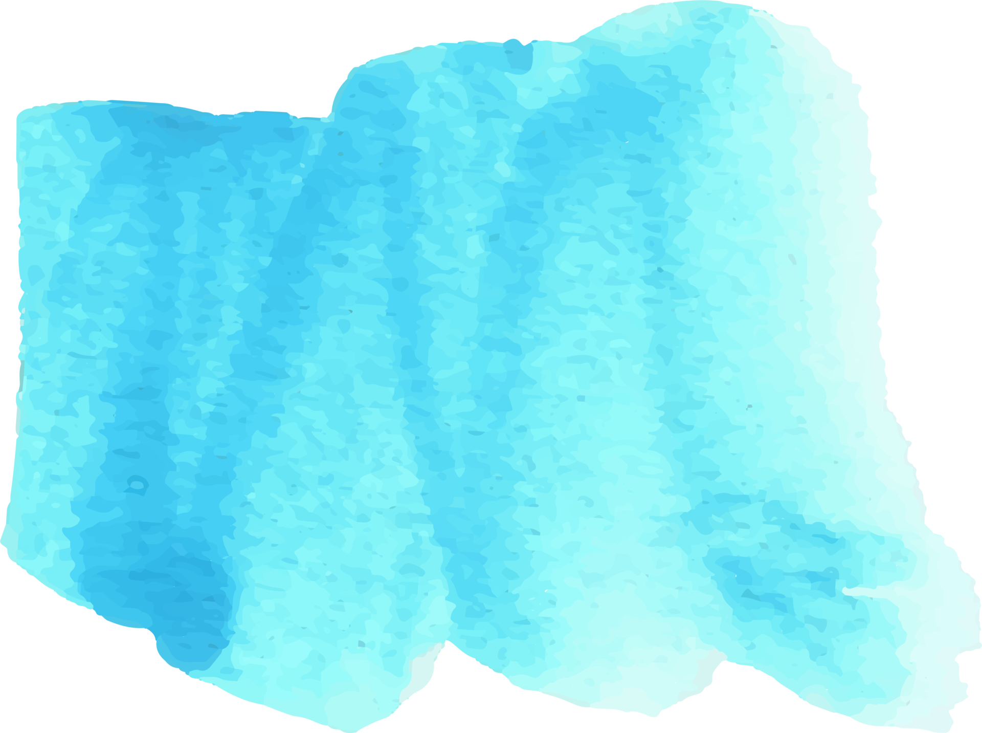 Blue watercolor brush stroke. 29729016 PNG