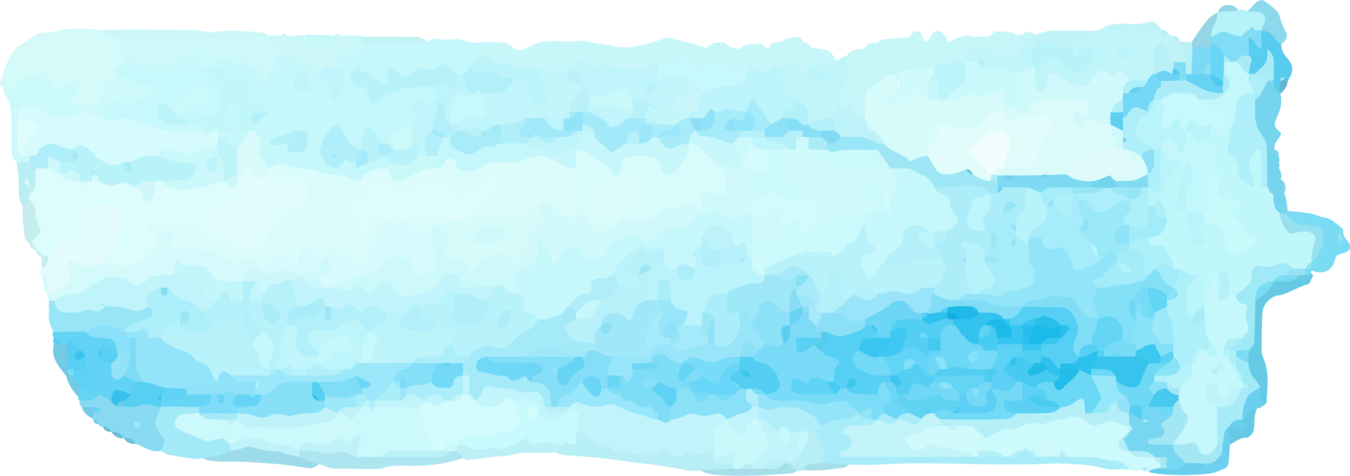 Blue watercolor brush stroke. 29729044 PNG