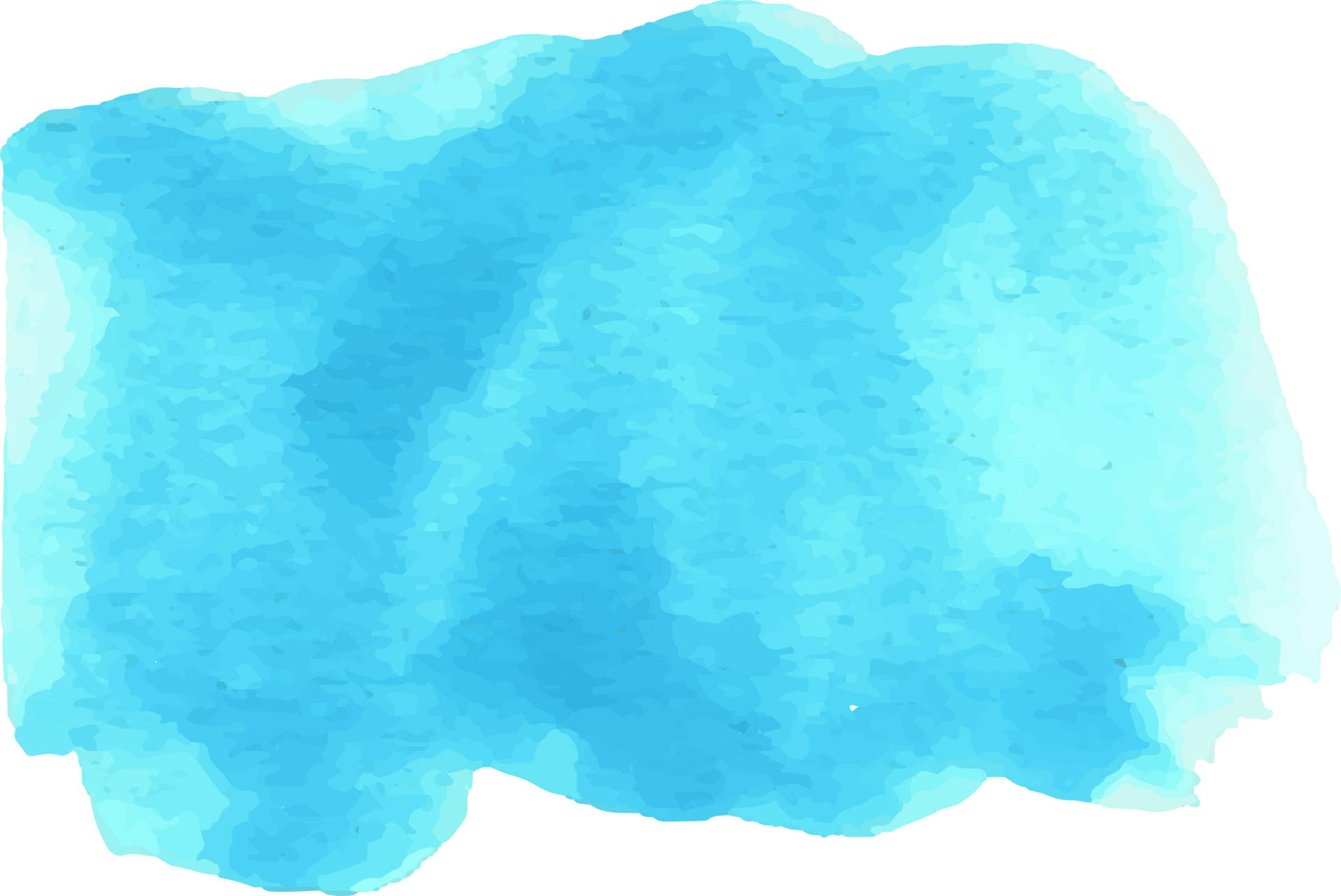 Blue watercolor brush stroke. 29729703 PNG