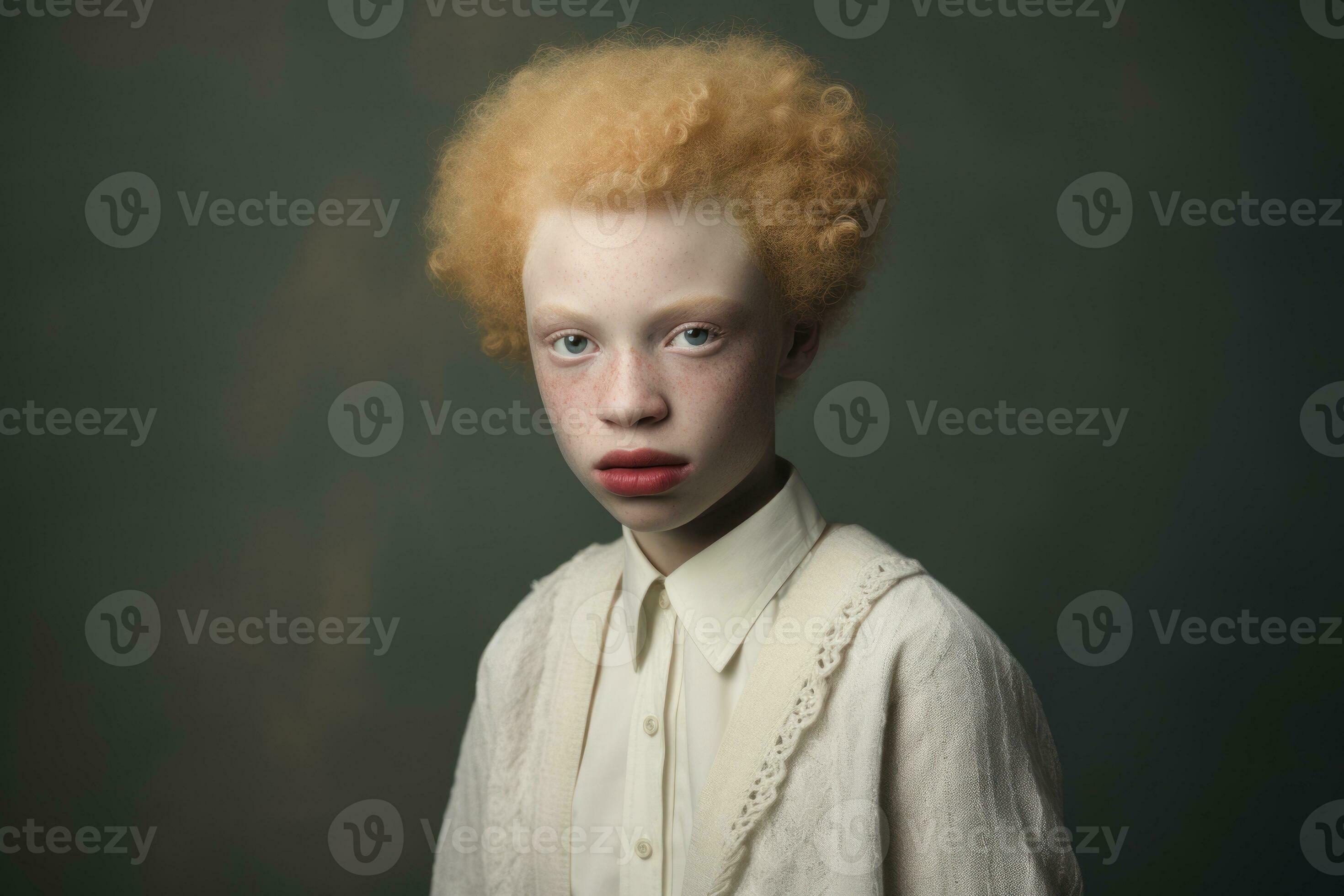 Albino White People With Red Eyes