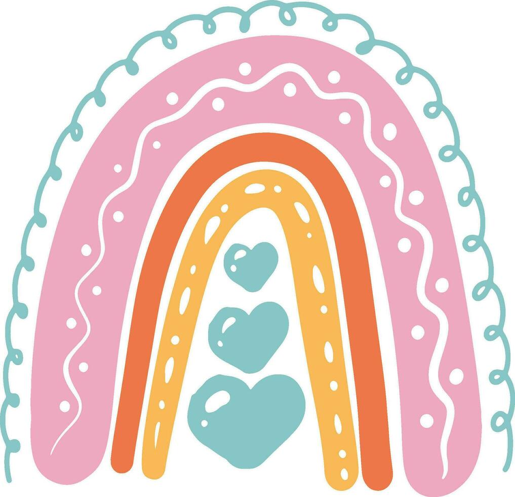 Boho Rainbow Element 29746586 Vector Art at Vecteezy