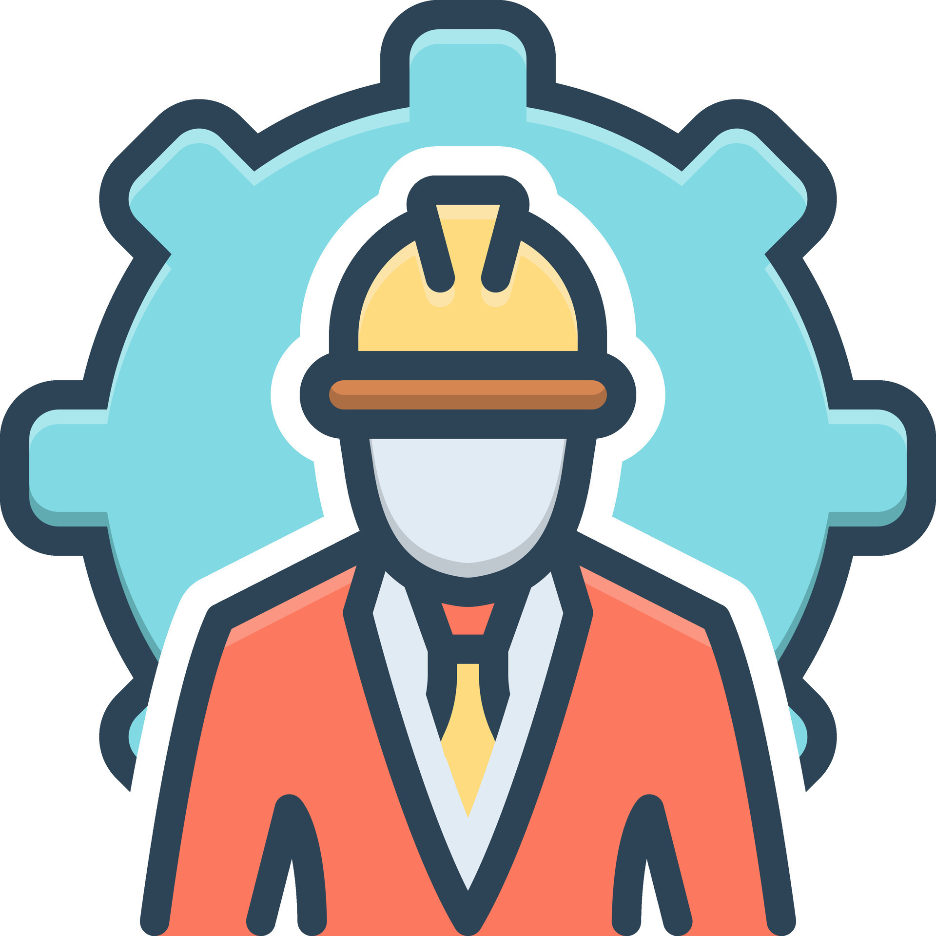 color icon for supervisors 29750328 Vector Art at Vecteezy