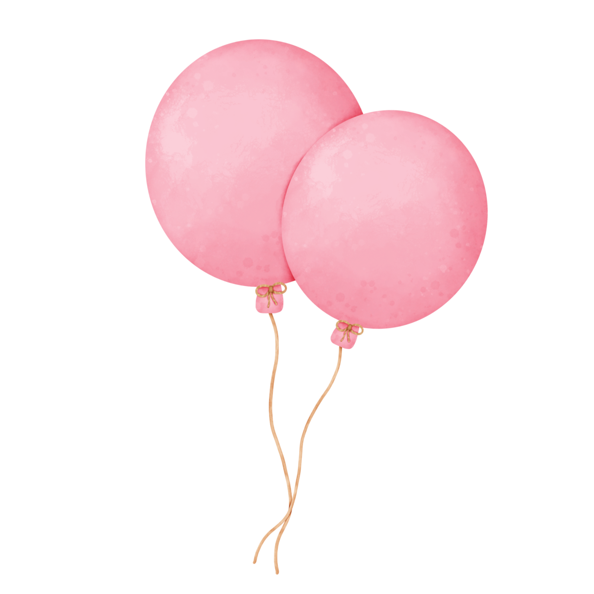hand painted ,watercolor balloons ,pink 29751187 PNG