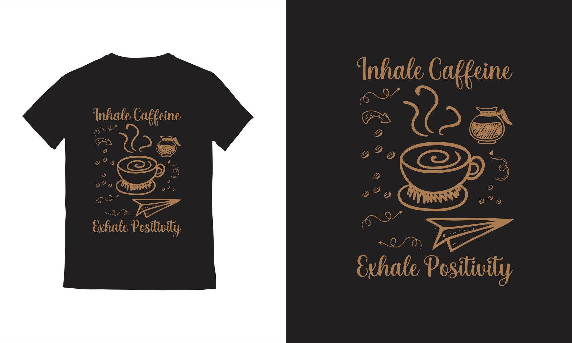 Coffee tshirt design typography coffee cup t-shirt vector template ...