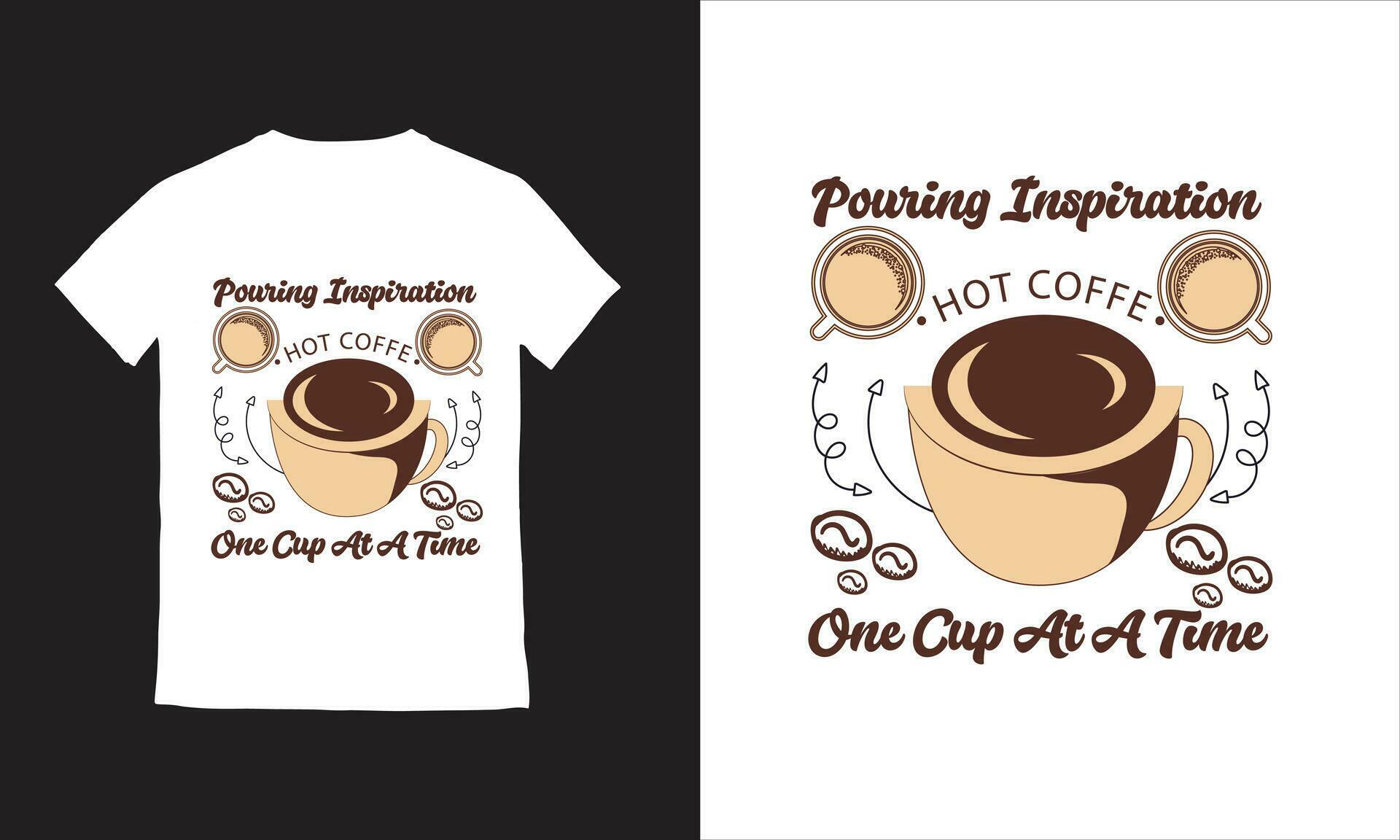 Coffee tshirt design typography coffee cup t-shirt vector template ...