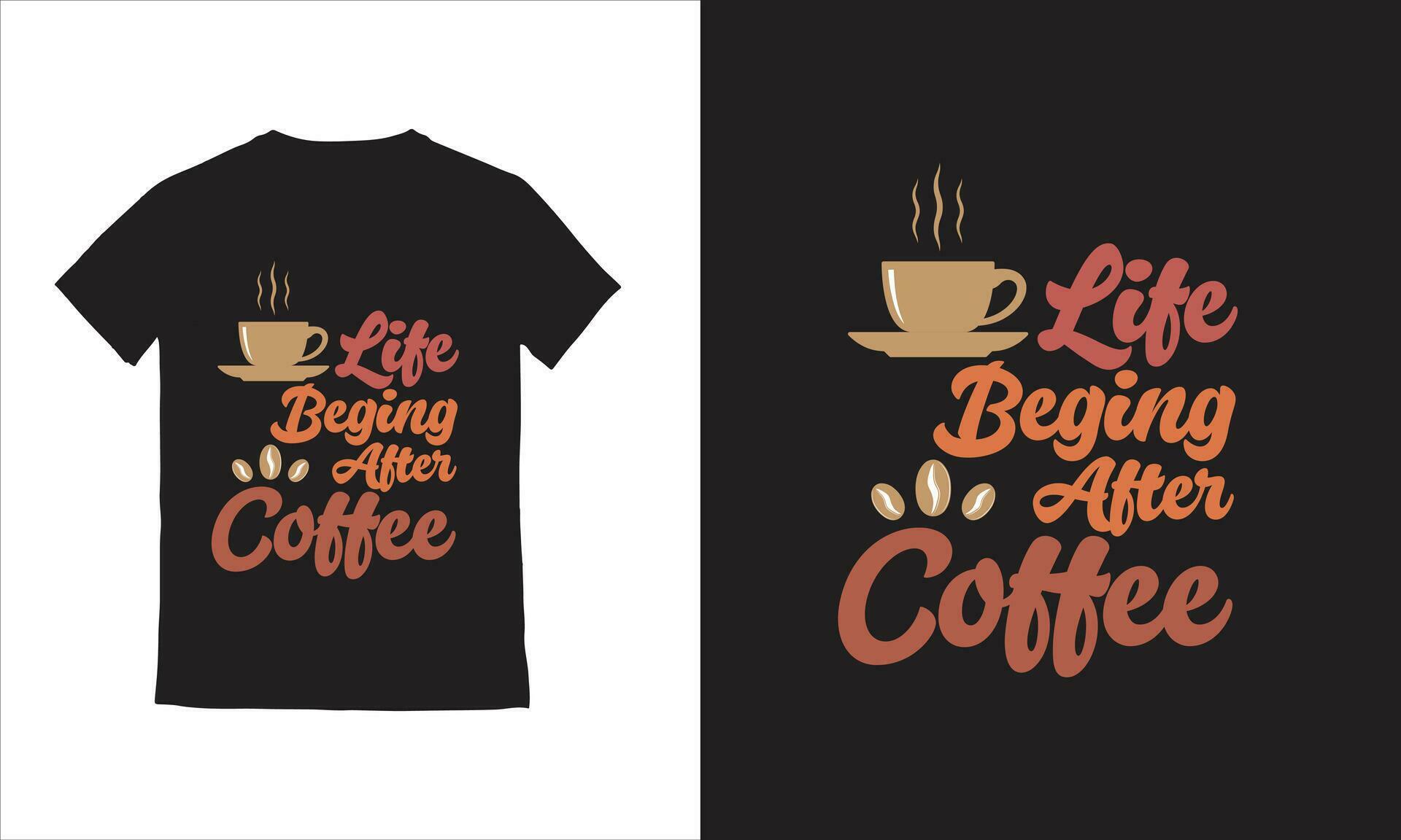 Coffee tshirt design typography coffee cup t-shirt vector template ...
