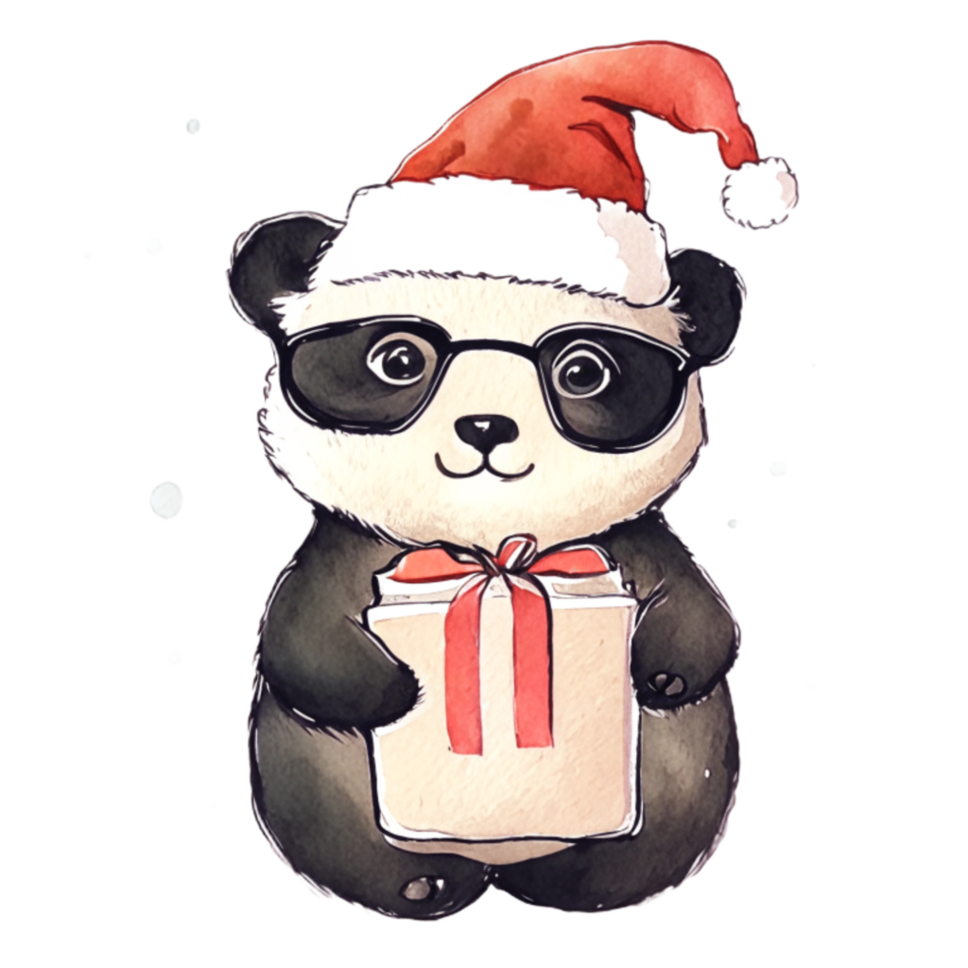 Panda Cute Christmas AI Generative 29752189 PNG