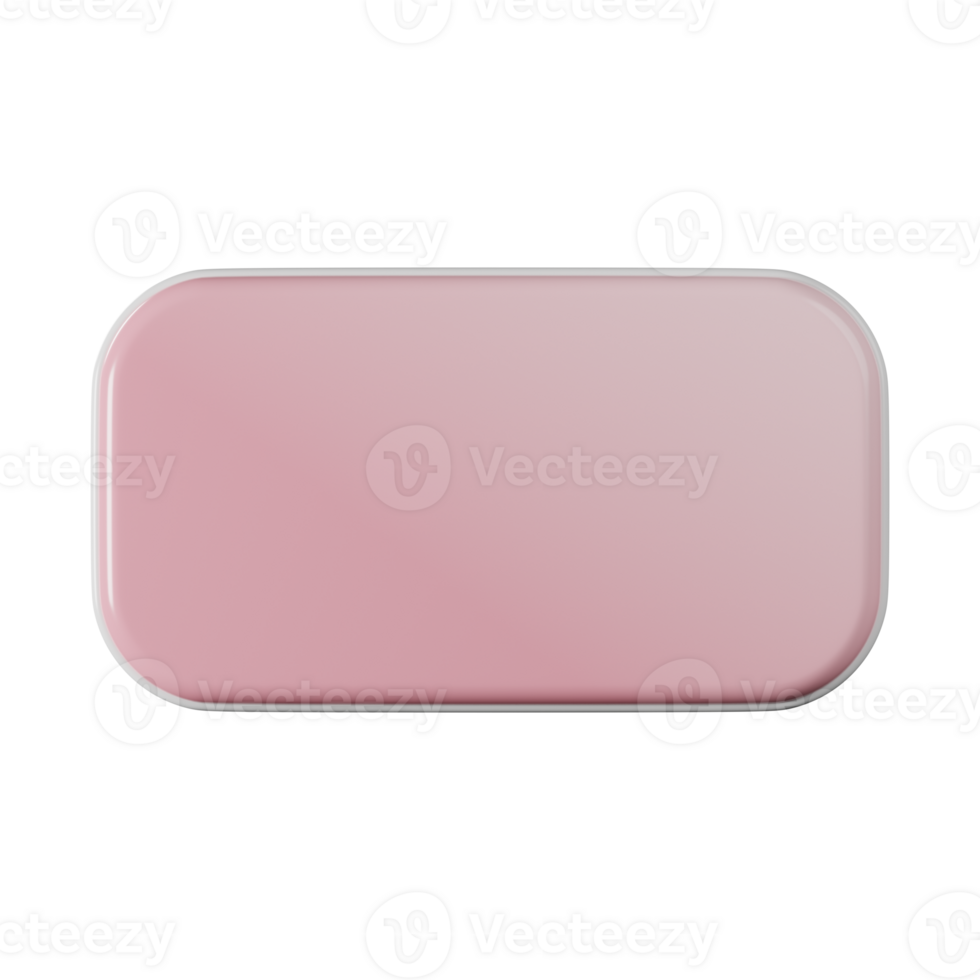 Rectangle Shape Pink Gradient 3d Rendering 29752717 Png