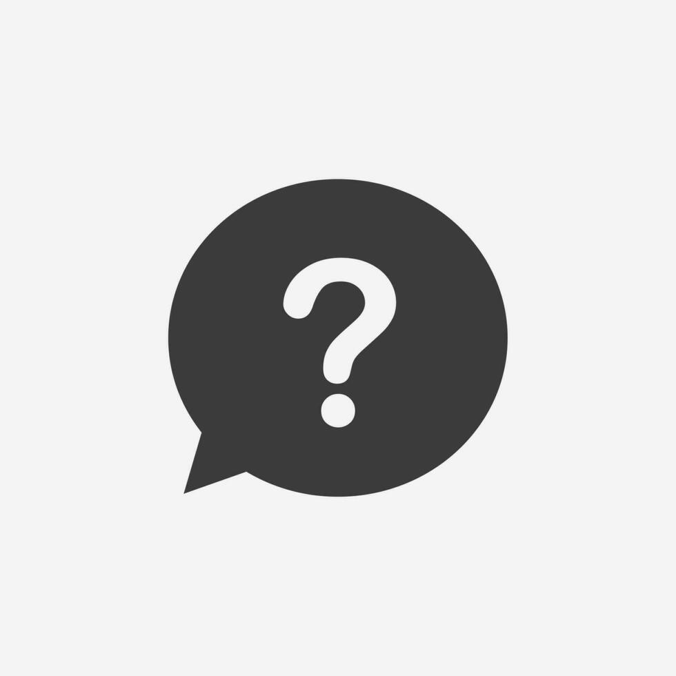 FAQ - frequently asked questions icon vector. Speech, help, answer ... FAQ - frequently asked questions icon vector. Speech, help, answer ...