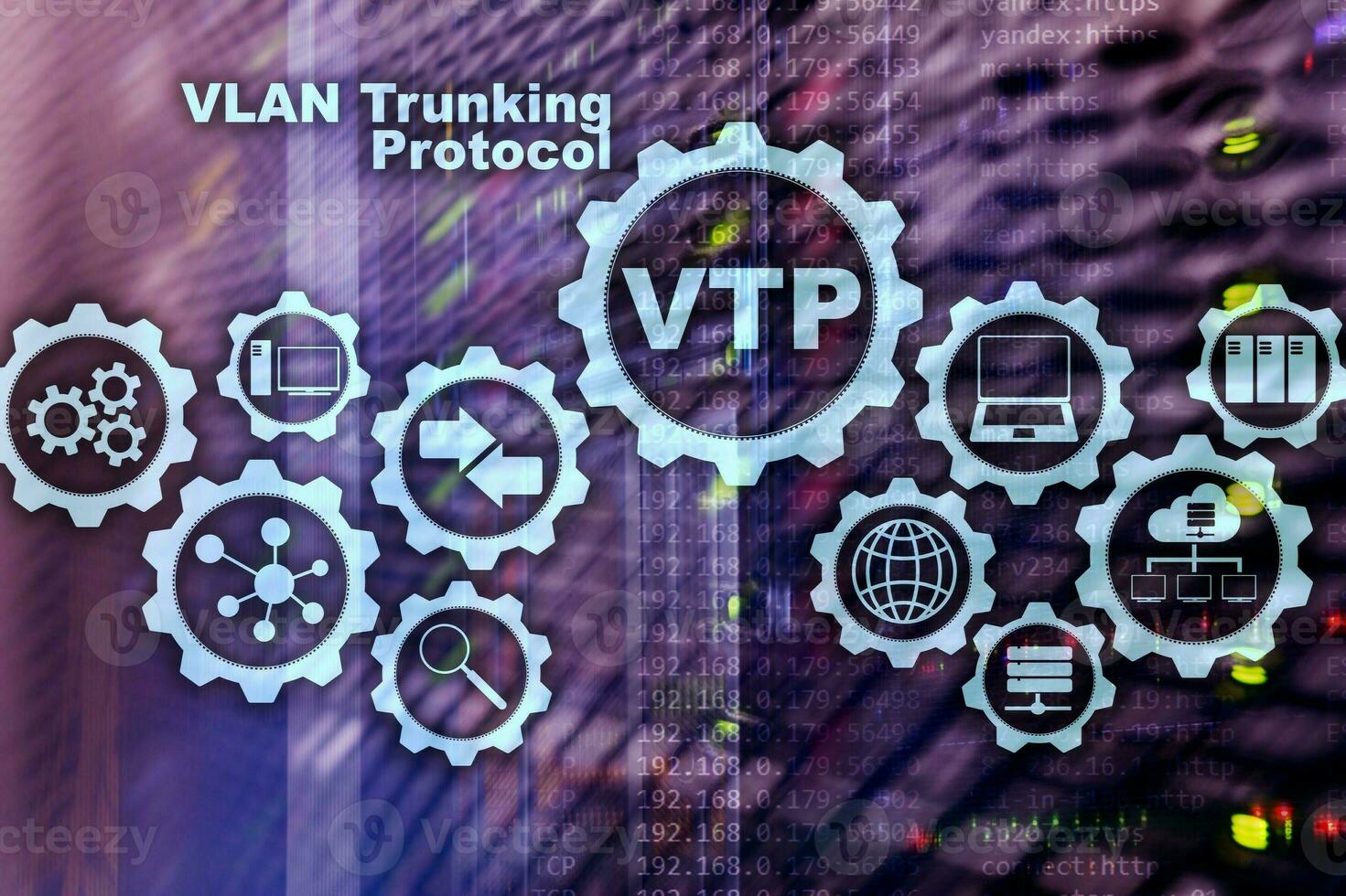 VLAN Trunking Protocol. Virtual Local Area Network. VTP 29767630 Stock ... VLAN Trunking Protocol. Virtual Local Area Network. VTP 29767630 Stock ...