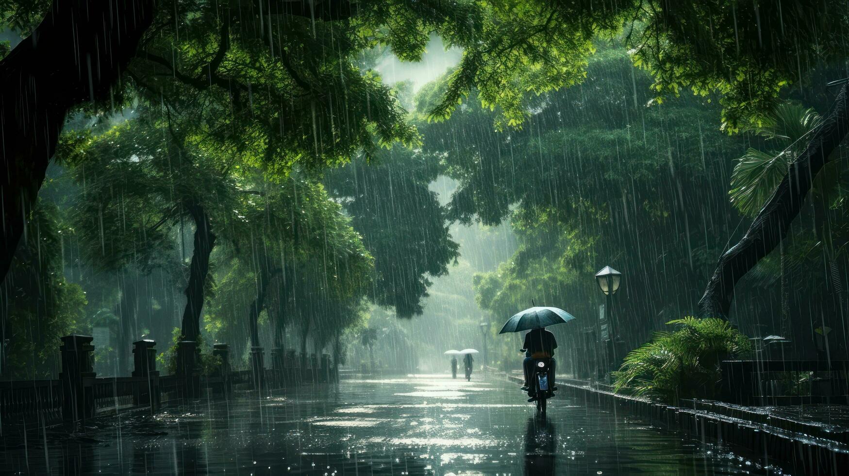 Human Daily Life on Rainy Day. Enjoying Rainfall and Happy Life, Lively ... Human Daily Life on Rainy Day. Enjoying Rainfall and Happy Life, Lively ...