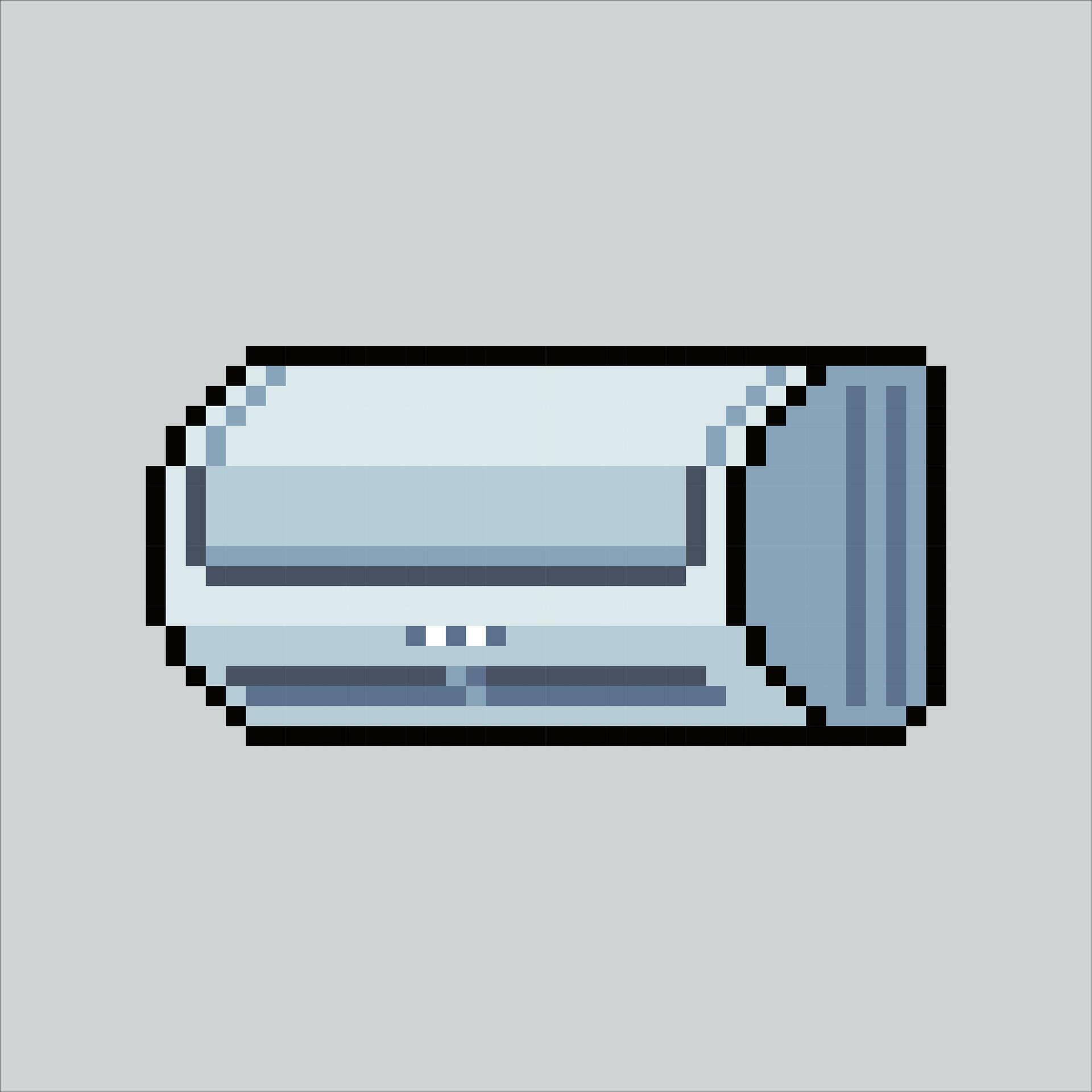 Pixel art illustration Air Conditioner. Pixelated Air Conditioner. AC electronics icon pixelated ...