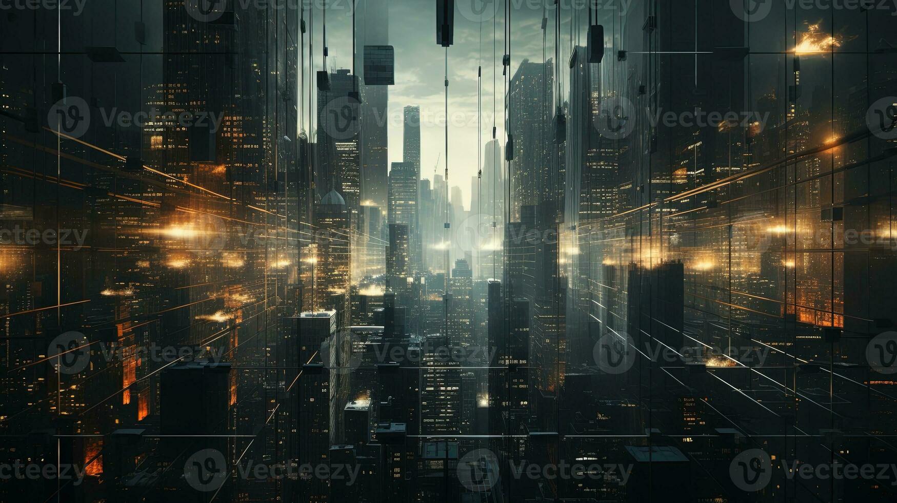 urban skyscraper, digital art illustration, Generative AI 29784652 ... urban skyscraper, digital art illustration, Generative AI 29784652 ...