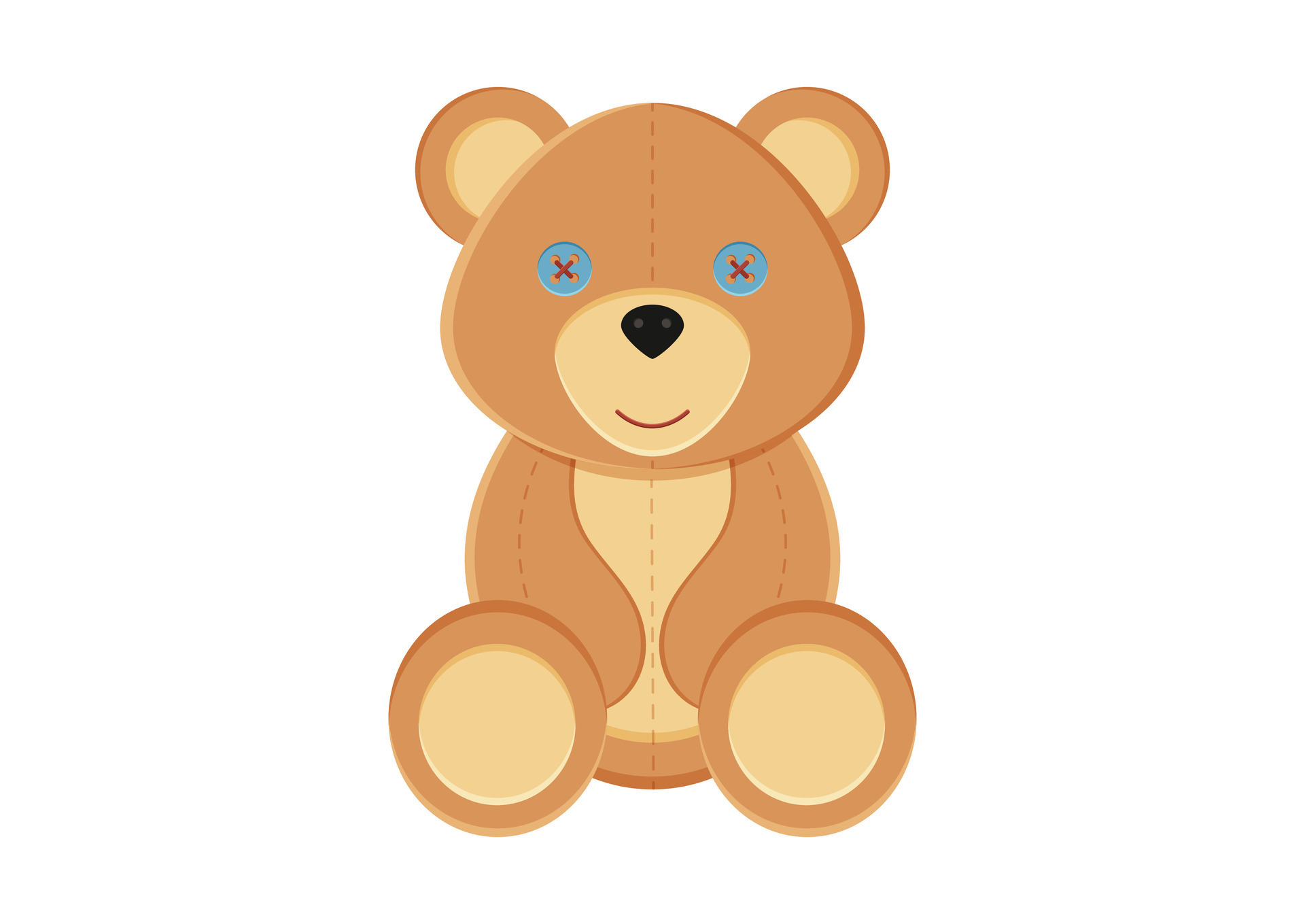 Teddy Bear Toy Cartoon Character Vector Illustration 29785715 Vector ... Teddy Bear Toy Cartoon Character Vector Illustration 29785715 Vector ...
