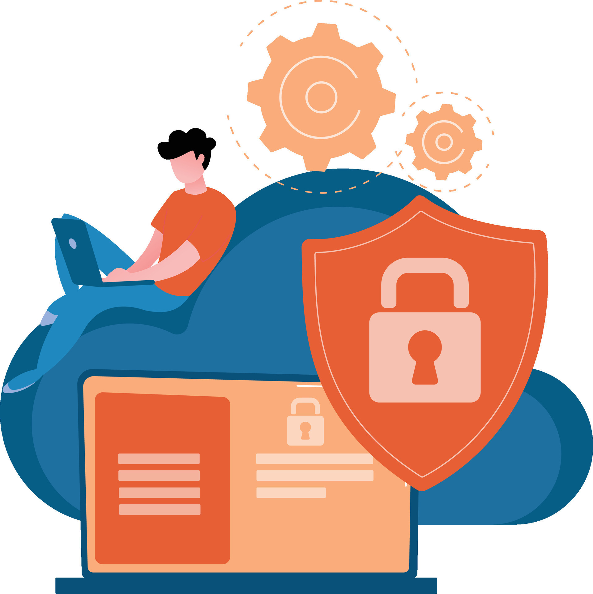 Security Backup Vector 29786458 Vector Art At Vecteezy