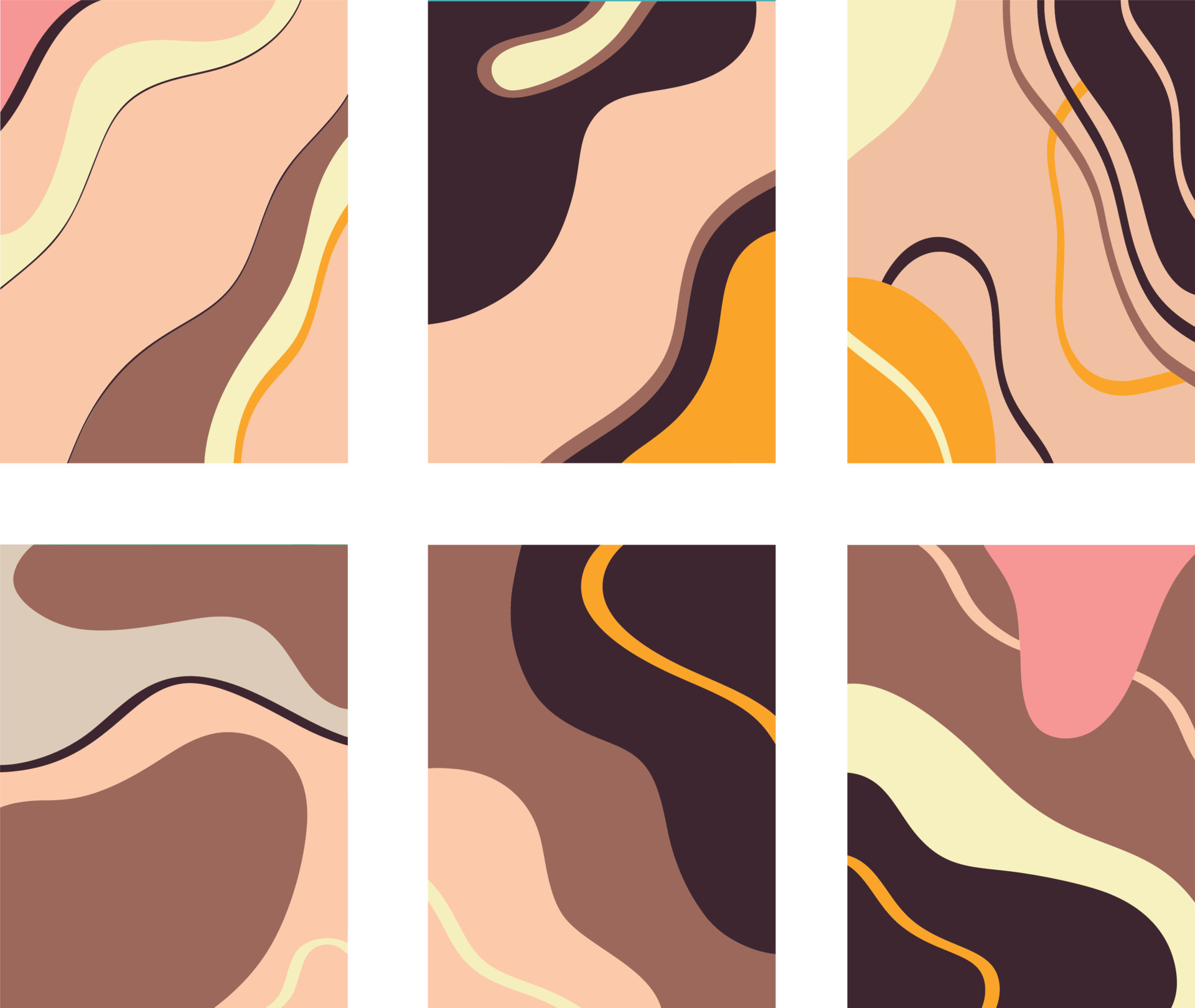 Set Of Images With Colorful Chaotic Patterns 29796912 Vector Art At Vecteezy