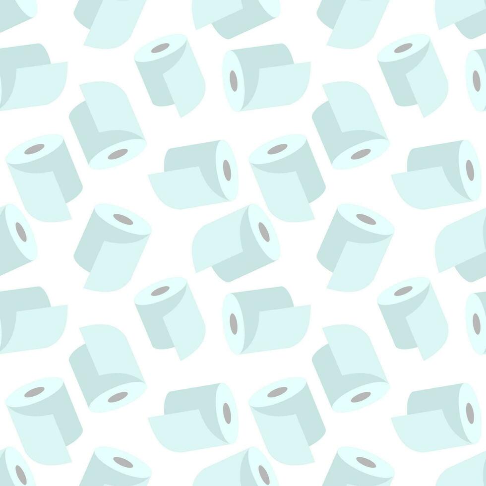 Toilet Paper Seamless Pattern Vector Flat Illustration 29796916 Vector