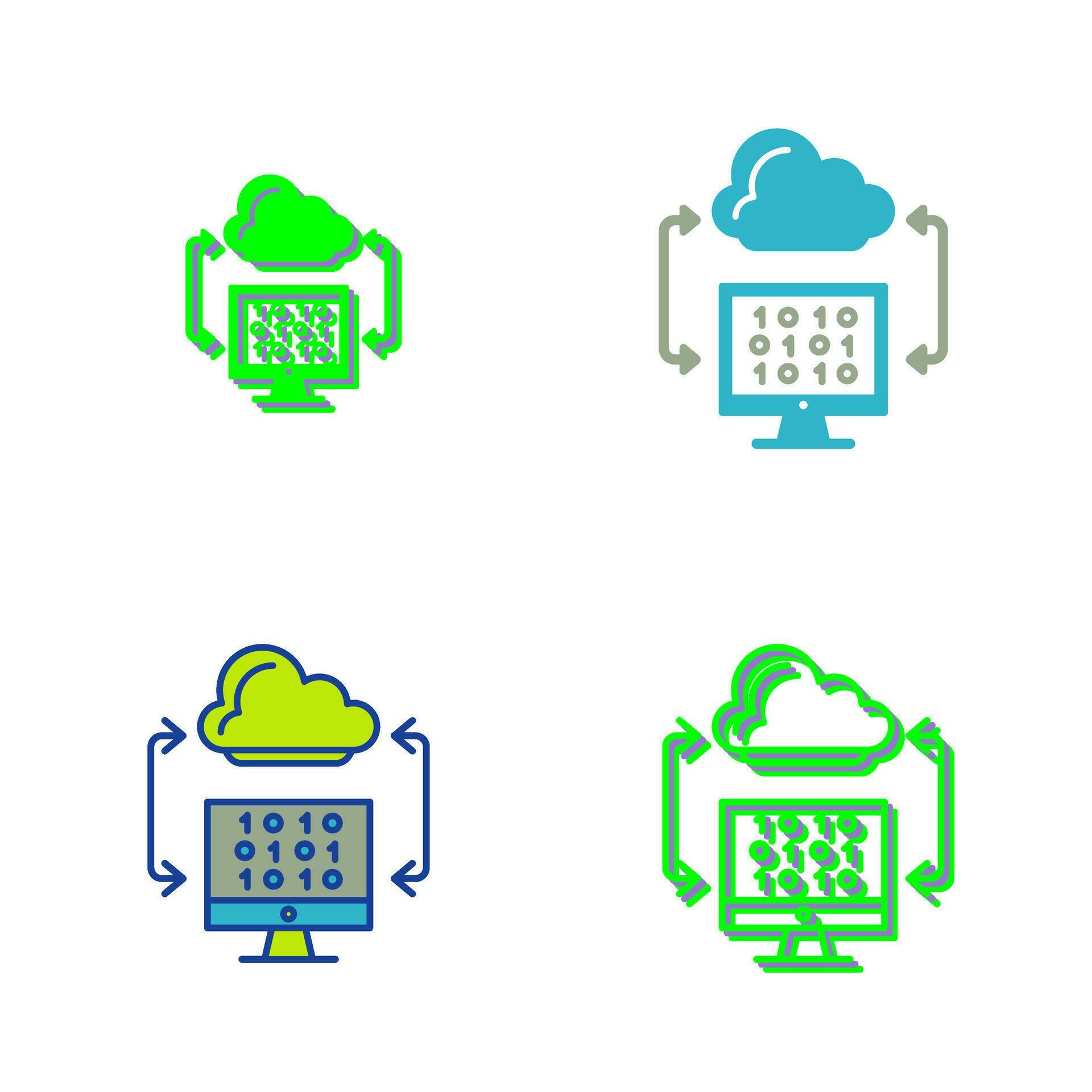 Cloud Coding Vector Icon 29798519 Vector Art at Vecteezy
