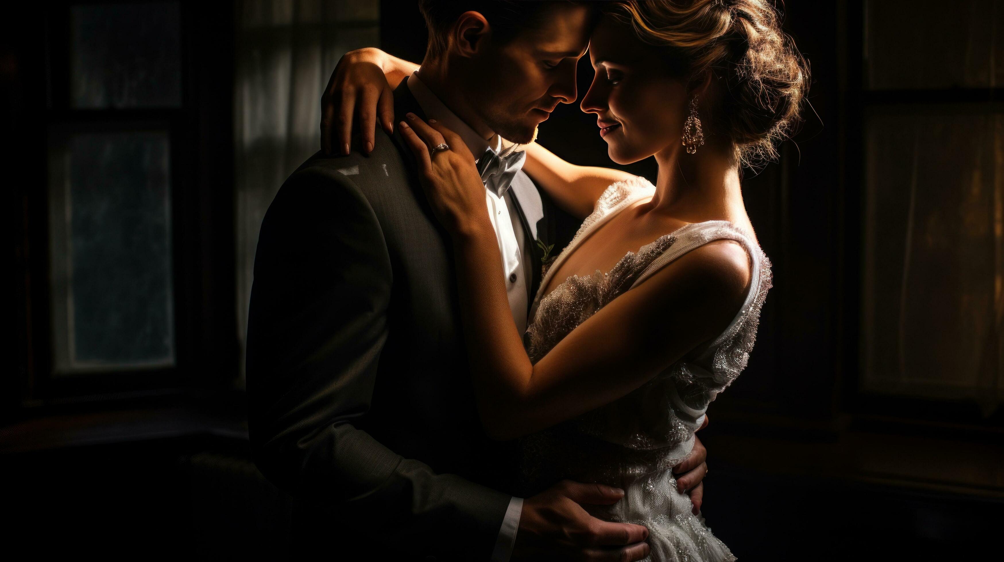 Romantic slow dance with intimate embrace 29803170 Stock Photo at Vecteezy