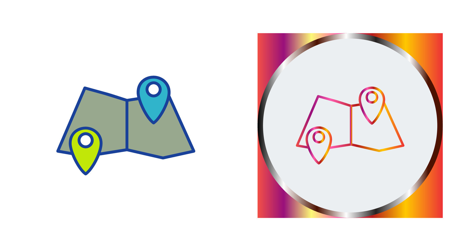 Folded Map Vector Icon 29805365 Vector Art at Vecteezy Folded Map Vector Icon 29805365 Vector Art at Vecteezy