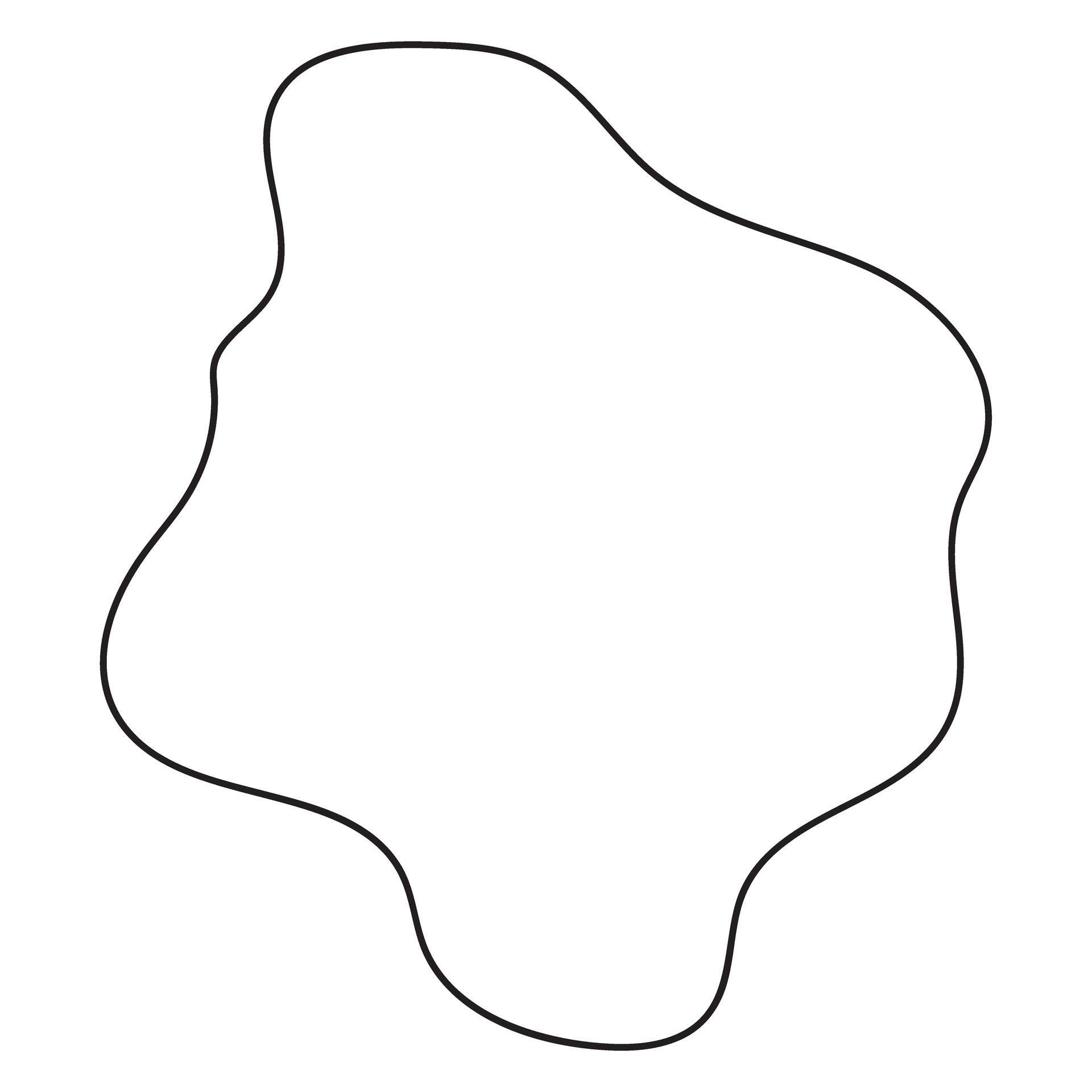 abstract blobs outline for background 29821829 Vector Art at Vecteezy