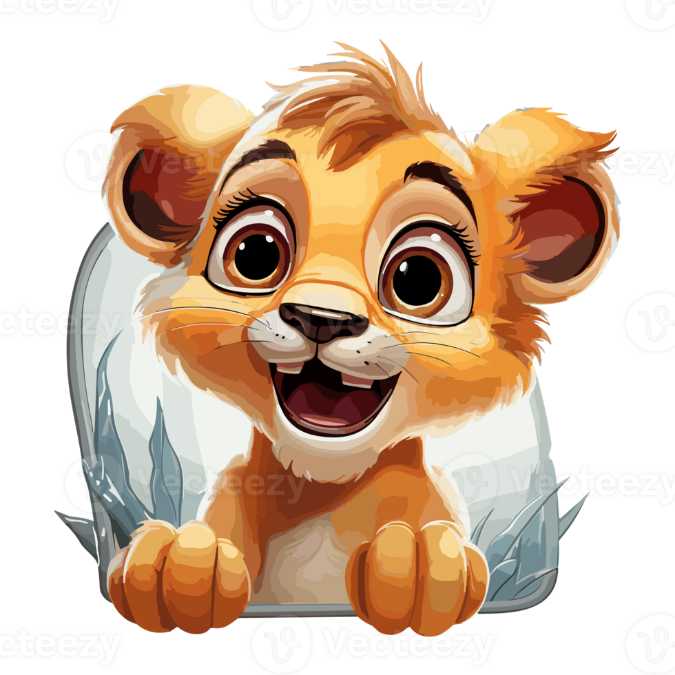 cute baby lion transparent background 29822710 PNG