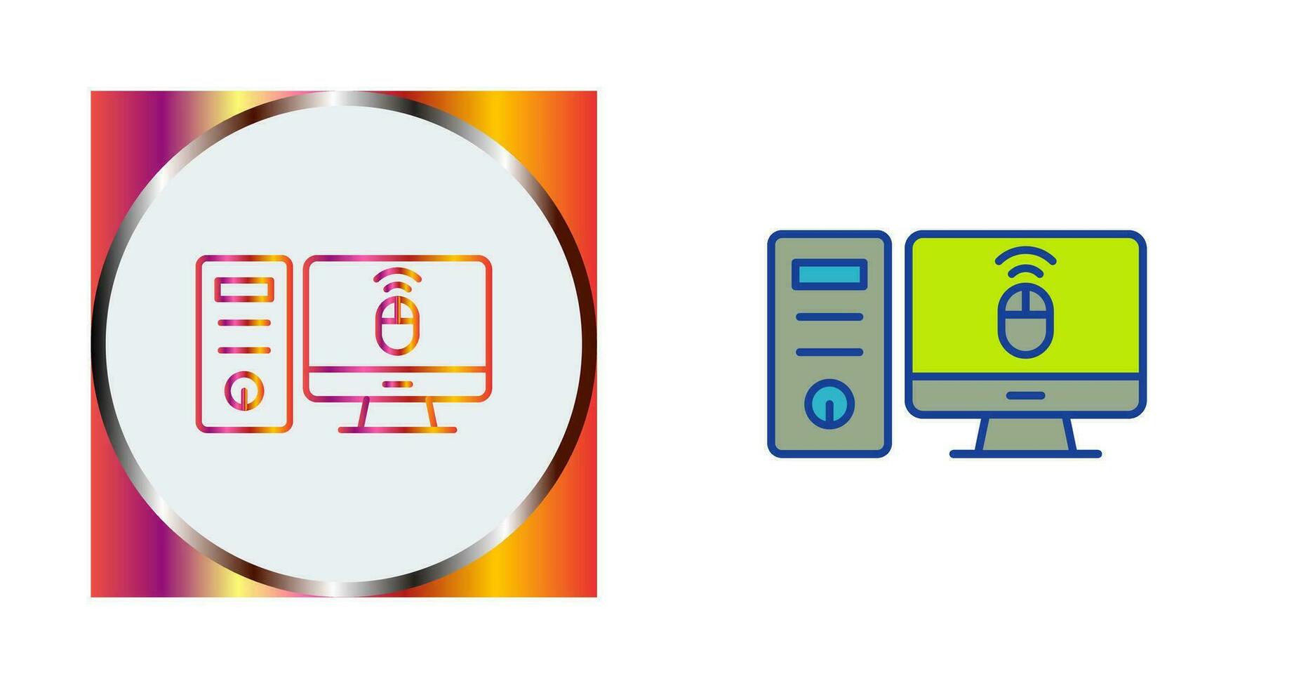 Desktop Computer Vector Icon 29823228 Vector Art at Vecteezy