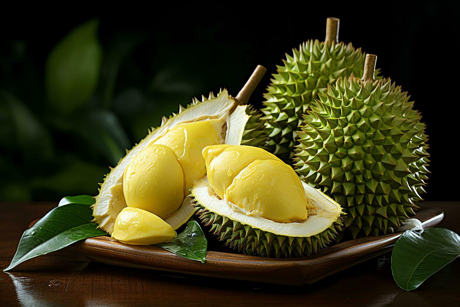 Produce of beautiful durian from the orchard Generate AI 29824137 Stock Photo at Vecteezy