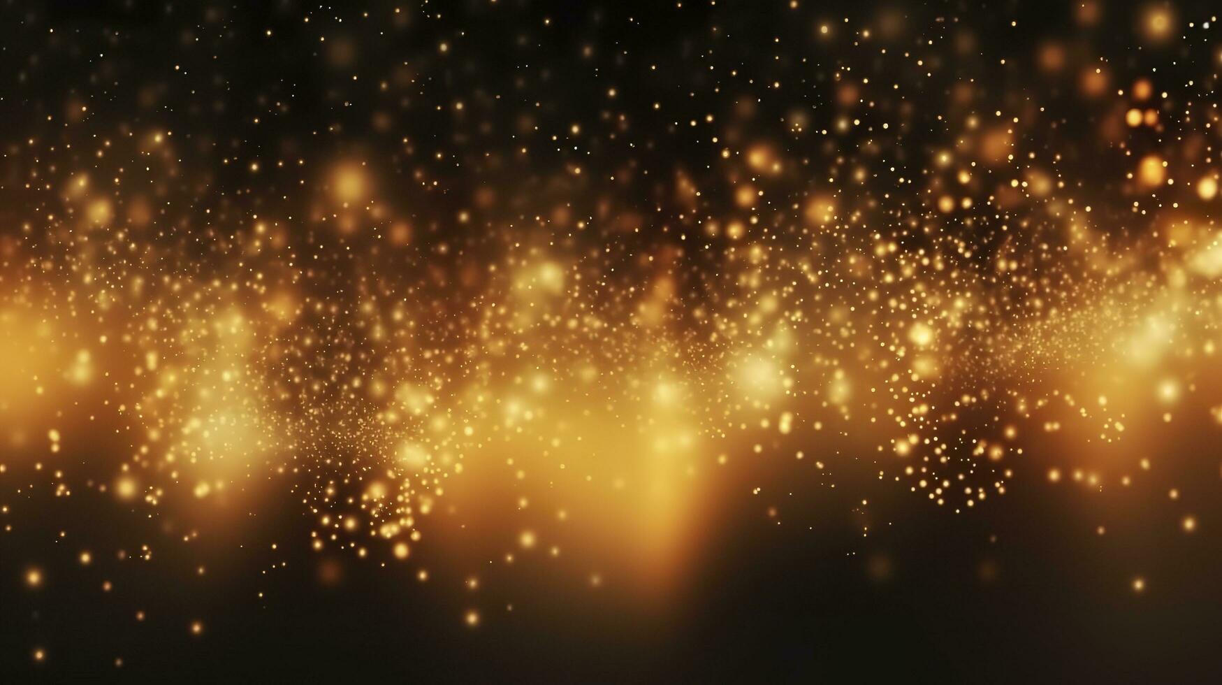 Abstract luxury gold background with gold particles. glitter vintage lights background ...