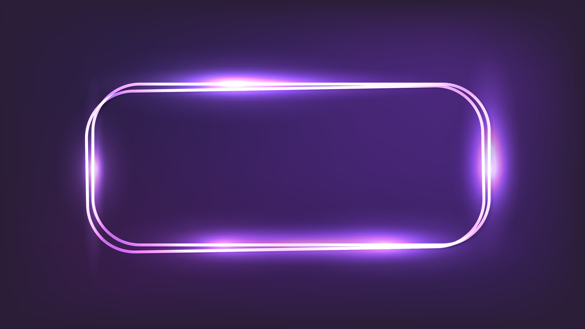 Neon double rounded rectangular frame 29844975 Vector Art at Vecteezy