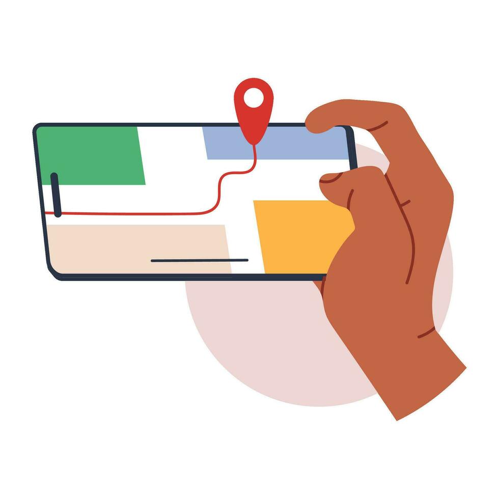 hands holding phone. Scrolling smartphone, app mail, application photo. cellphone camera. Flat ...