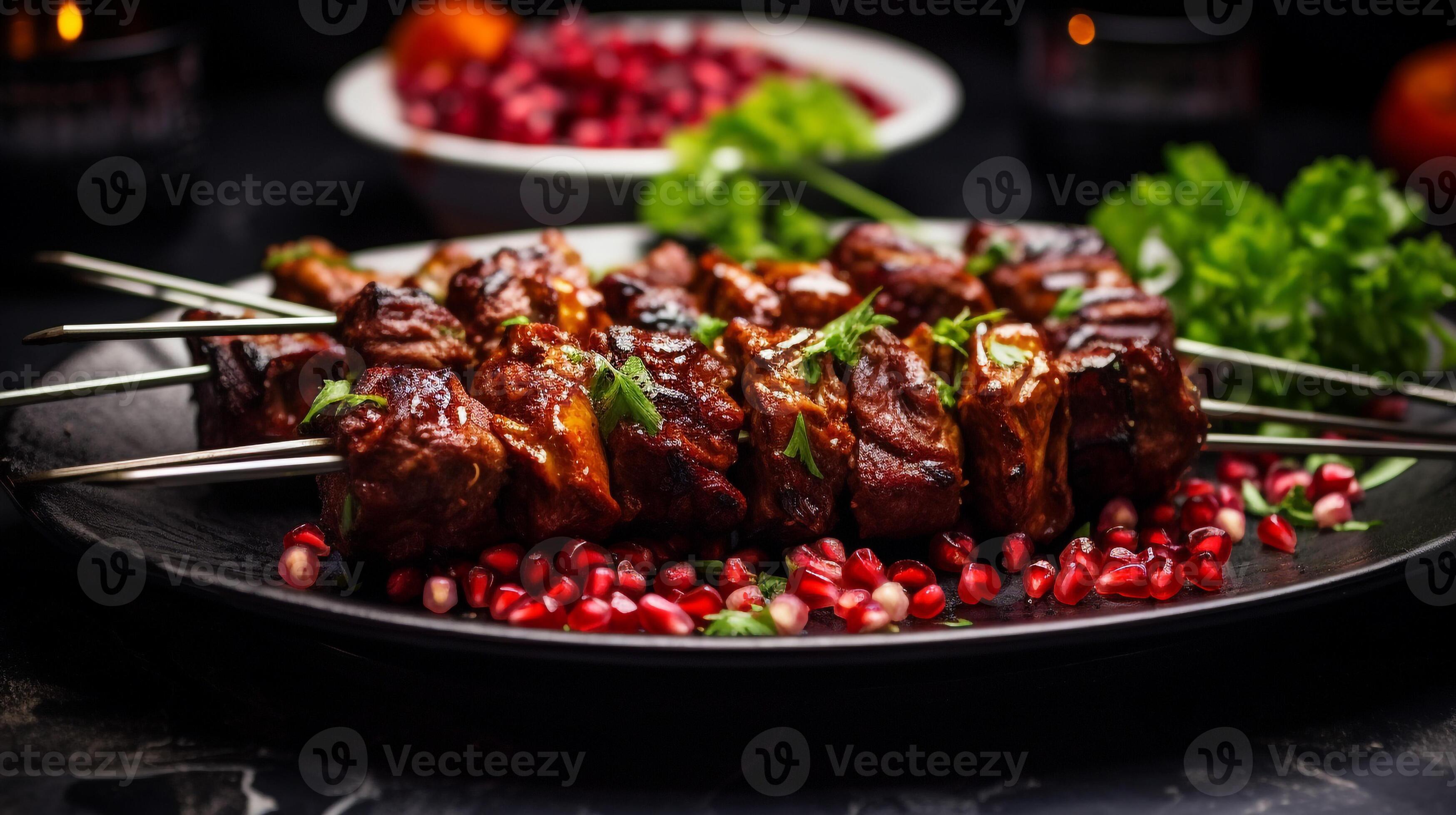 Photo of Kebab Karaz - Cherry Kebabs as a dish in a high-end restaurant ...