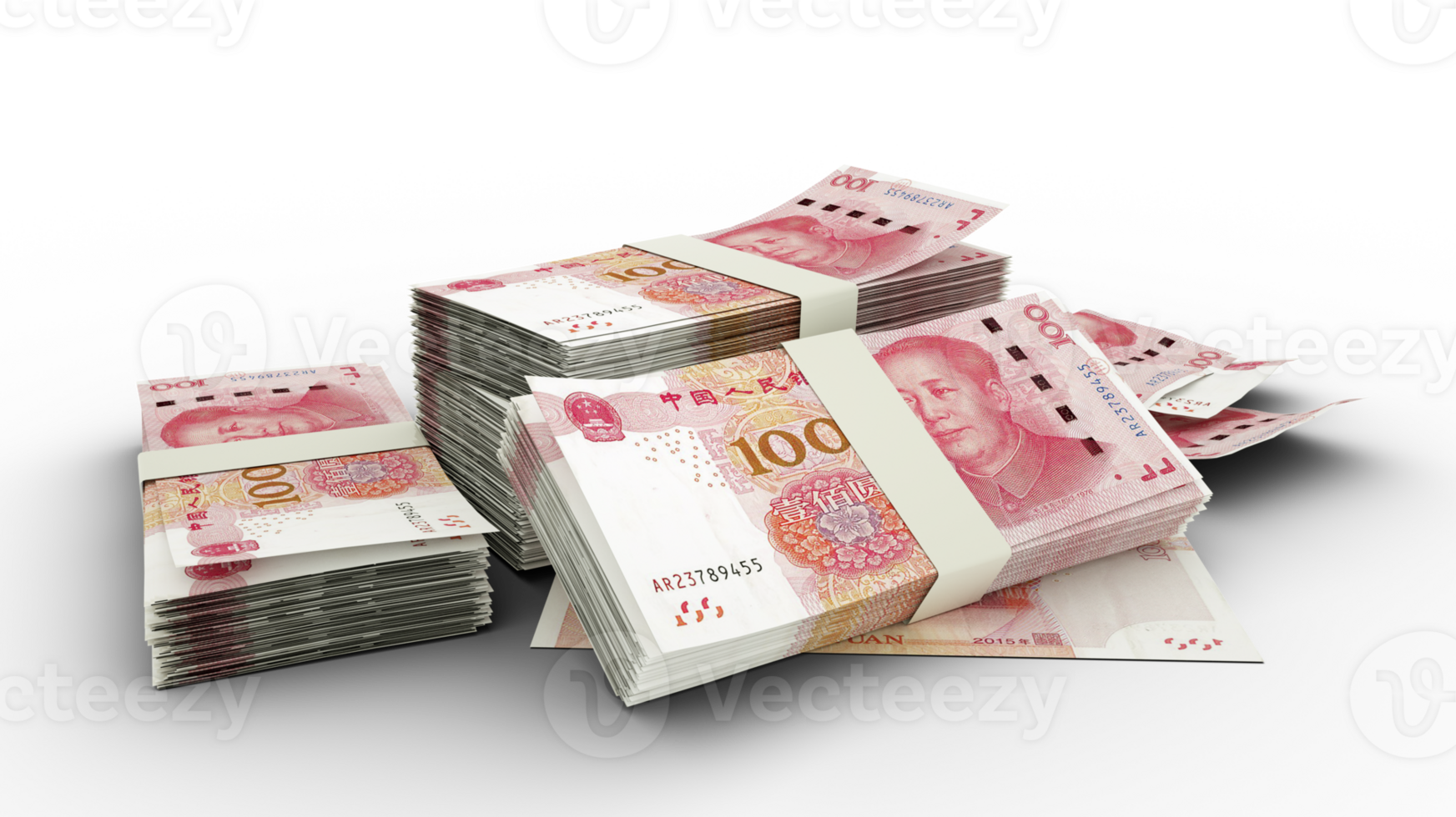 3d Stack Of Chinese Yuan Notes 29859679 Png