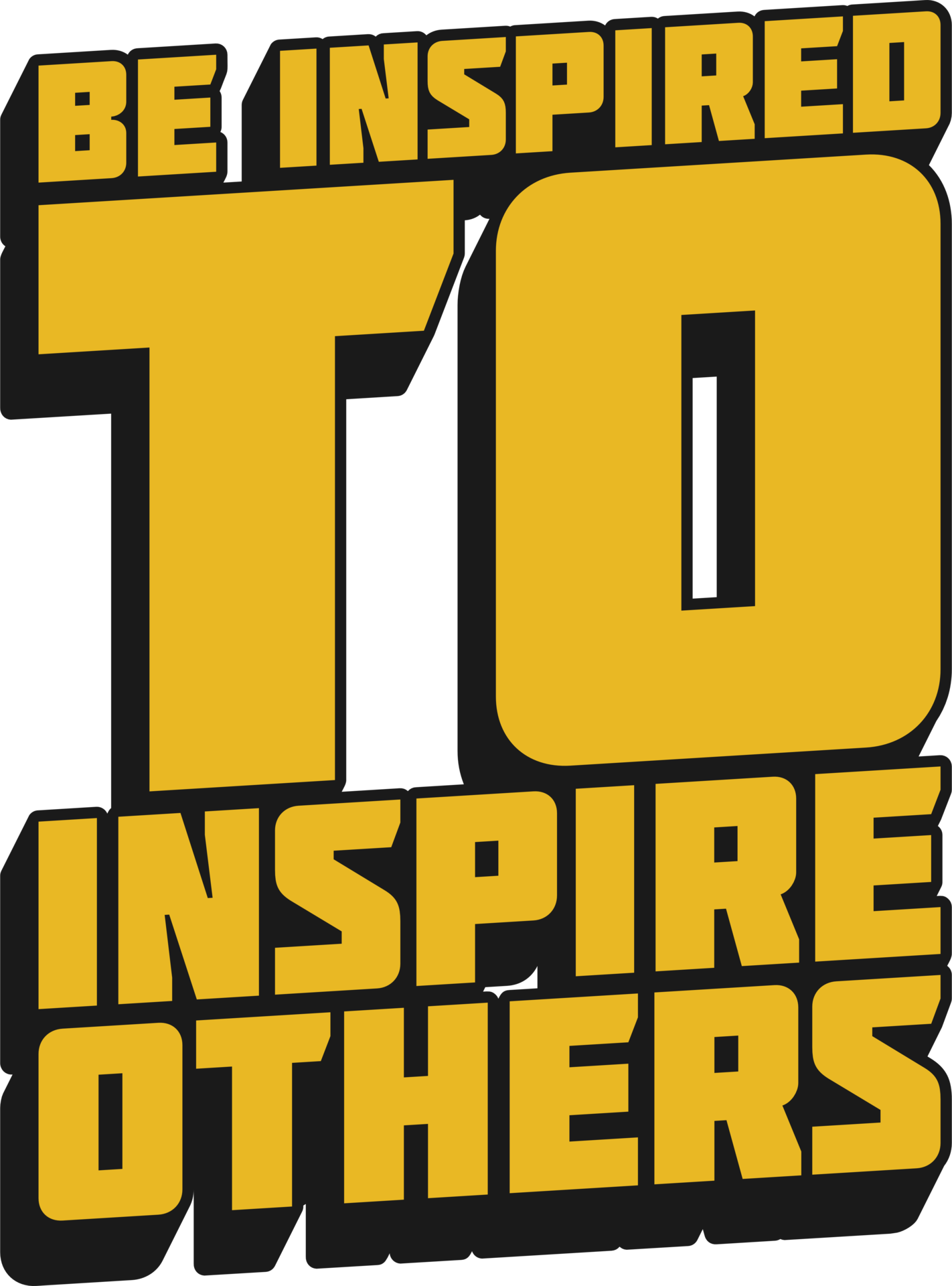 Be Inspired to Inspire Others Motivational Quote for T-Shirt, Mug or Poster 29859920 PNG