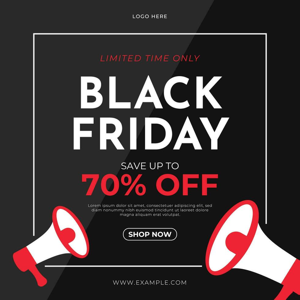 black friday sale ads banner flyer brochure social media post template vector design 29870154 ...