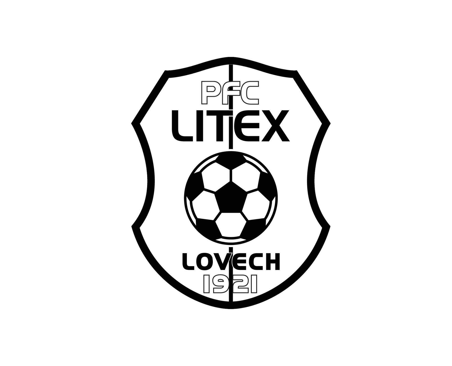 FC Litex Lovetch Club Logo Symbol Black Bulgarie League Football Abstract Design Vector ...