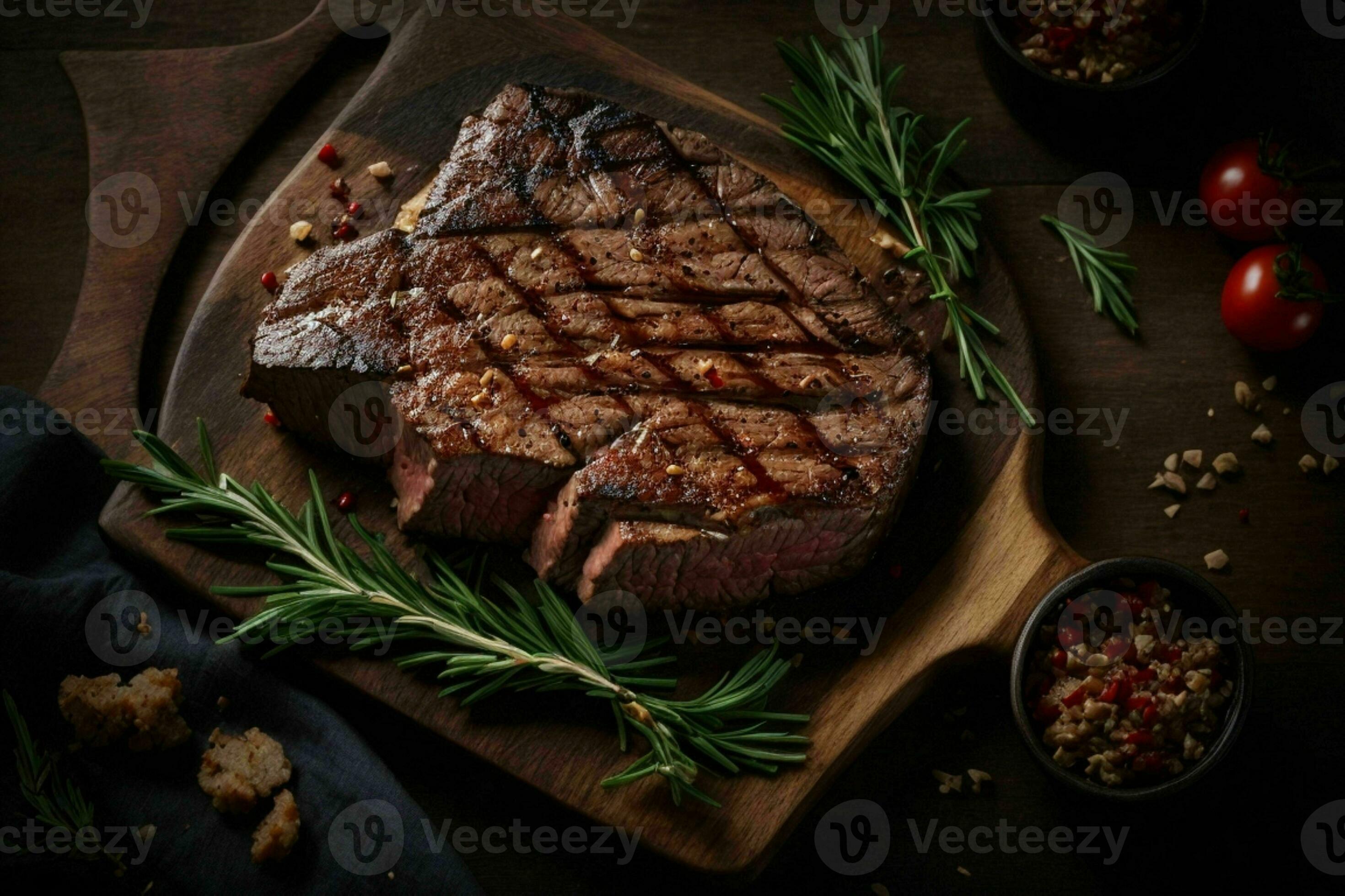 Grilled beef steak. AI Generative Pro Photo 29879034 Stock Photo at ...