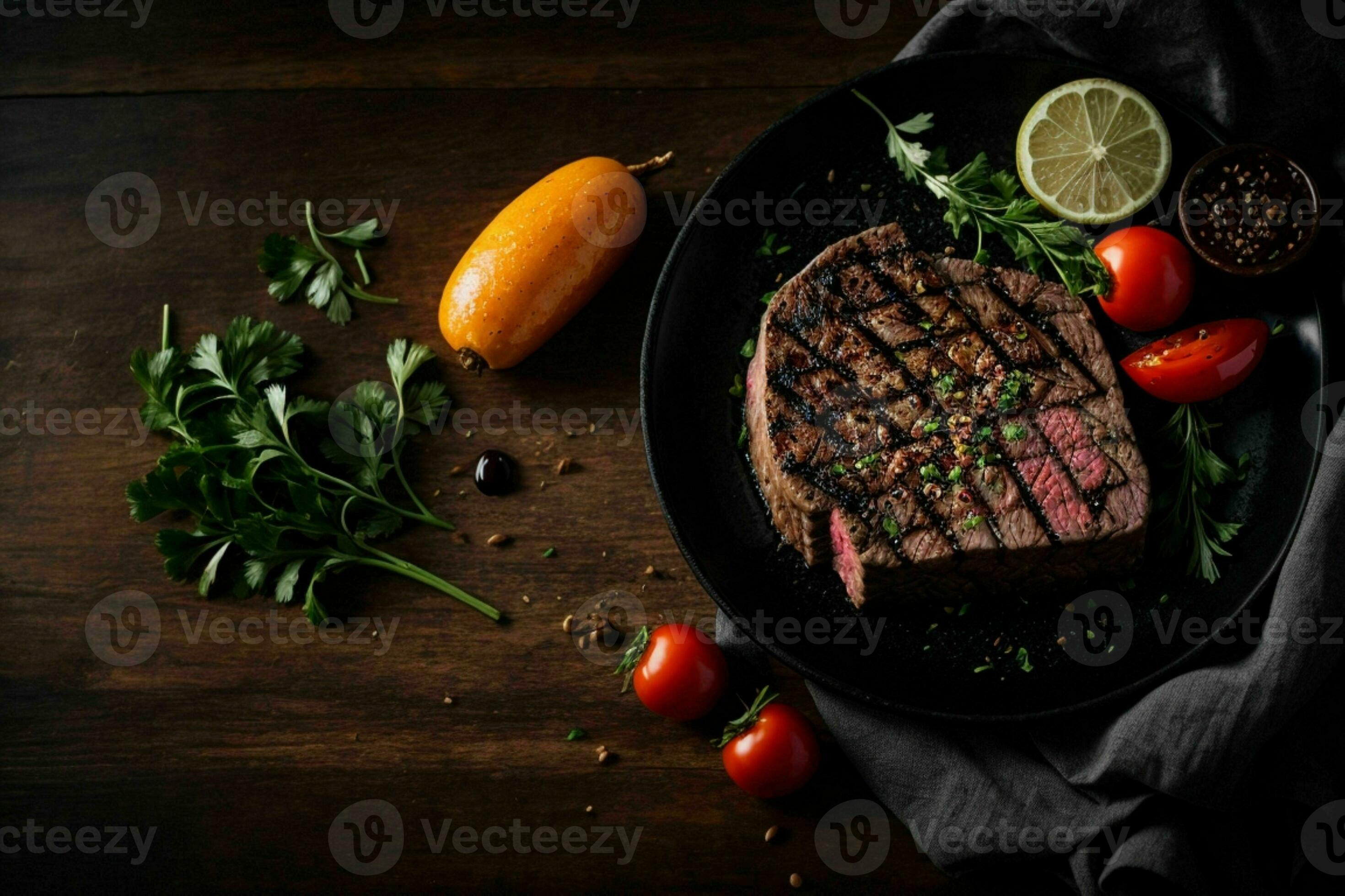Grilled beef steak. AI Generative Pro Photo 29879046 Stock Photo at ...