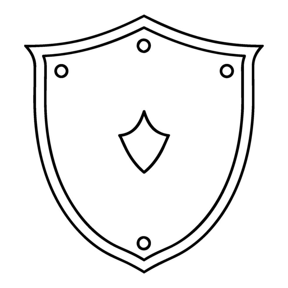 Shield Black outline vector, Shield Silhouette Vector 29880904 Vector ... Shield Black outline vector, Shield Silhouette Vector 29880904 Vector ...