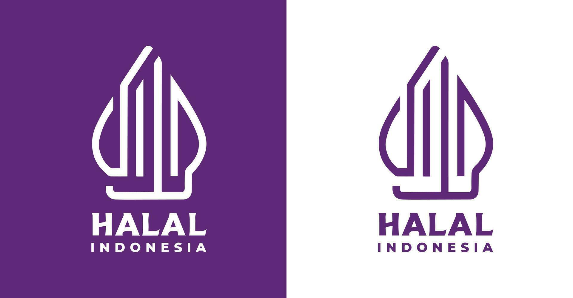 Halal Indonesia logo new branding. Indonesian halal logo rebranding 29881931 Vector Art at Vecteezy