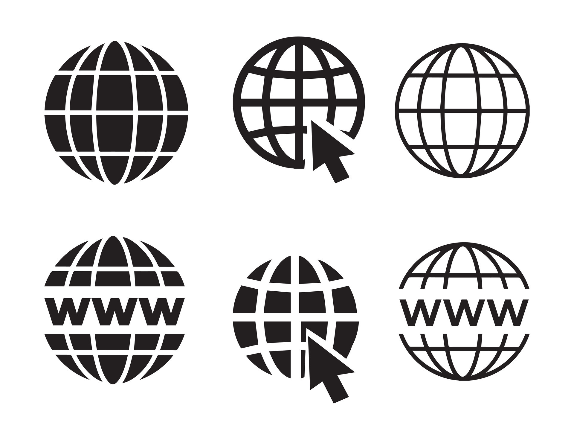 Web icon set, Go to web symbol icon 29882235 Vector Art at Vecteezy