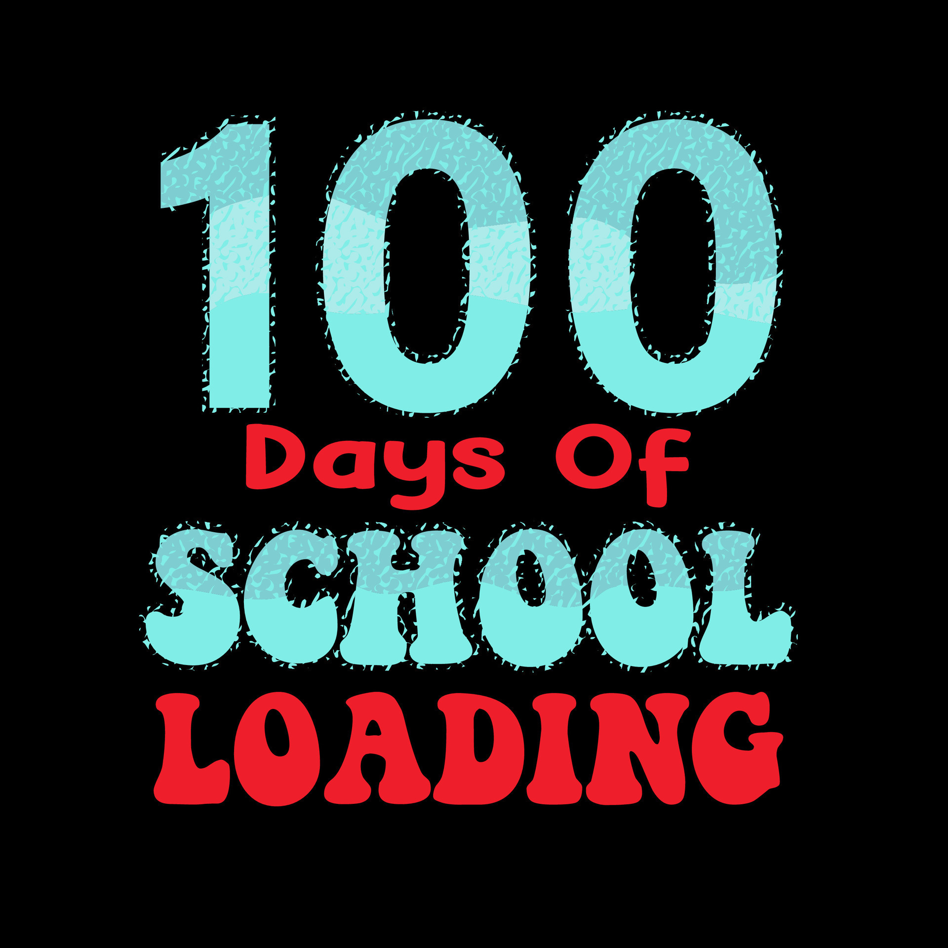 100 days of school loading 29882964 Vector Art at Vecteezy