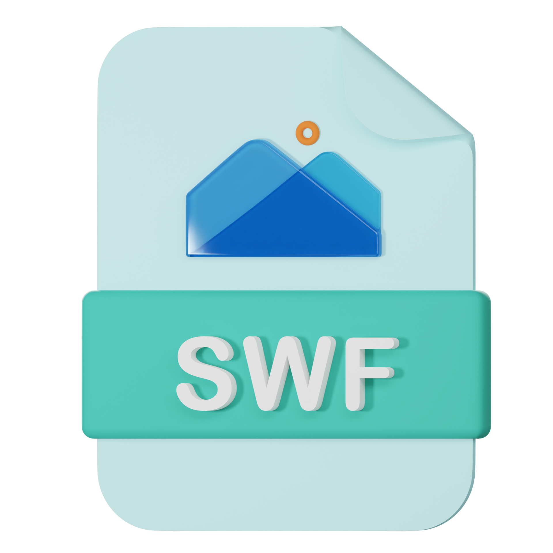 swf filename extension 3d icon 29887887 PNG