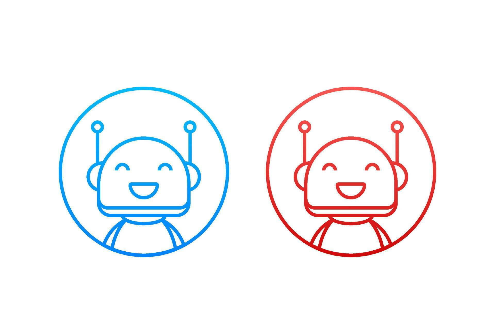 Robot Icon Bot Sign Design Chatbot Symbol Concept Voice Support