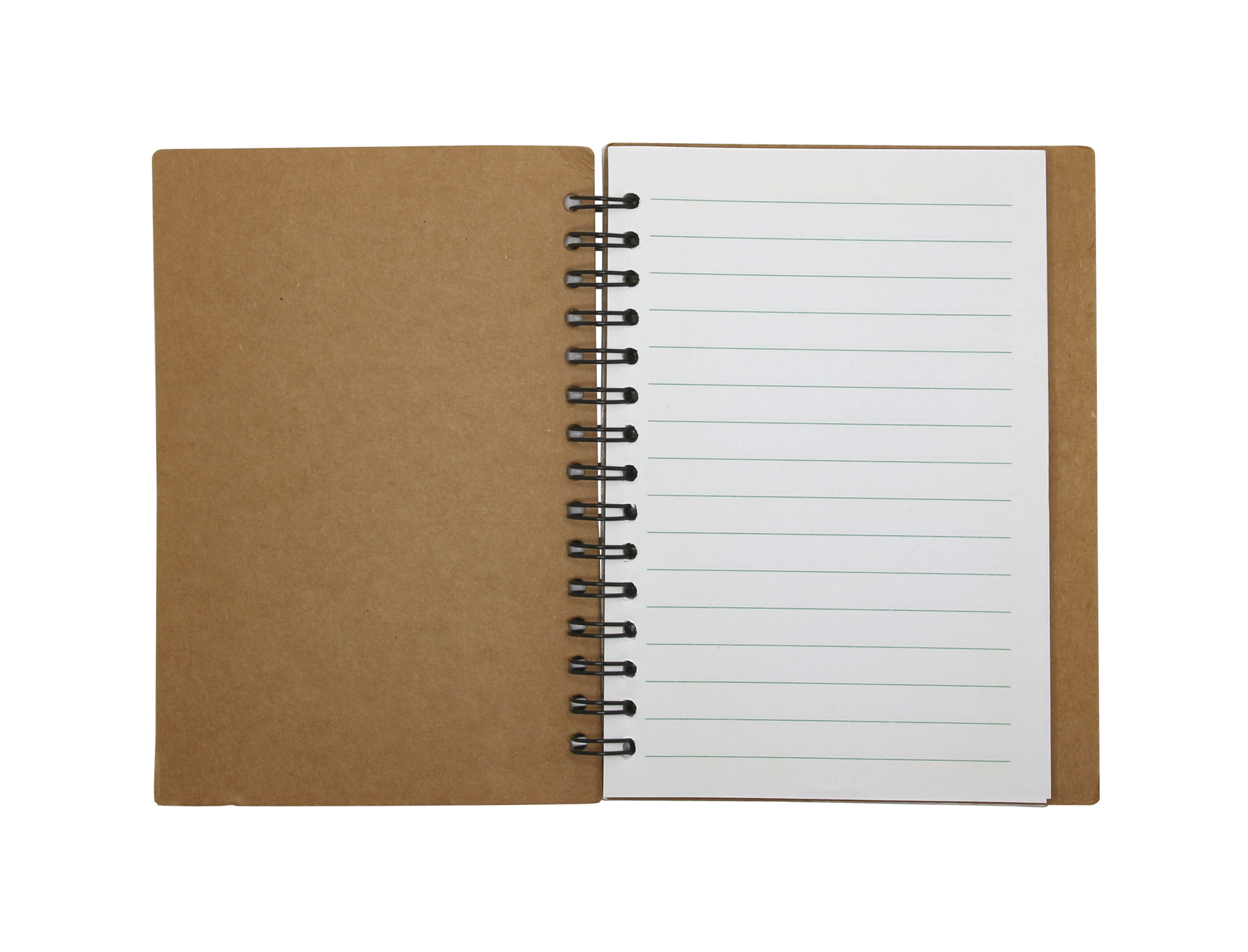 Blank notebook paper with ring spine on transparent background png file ...