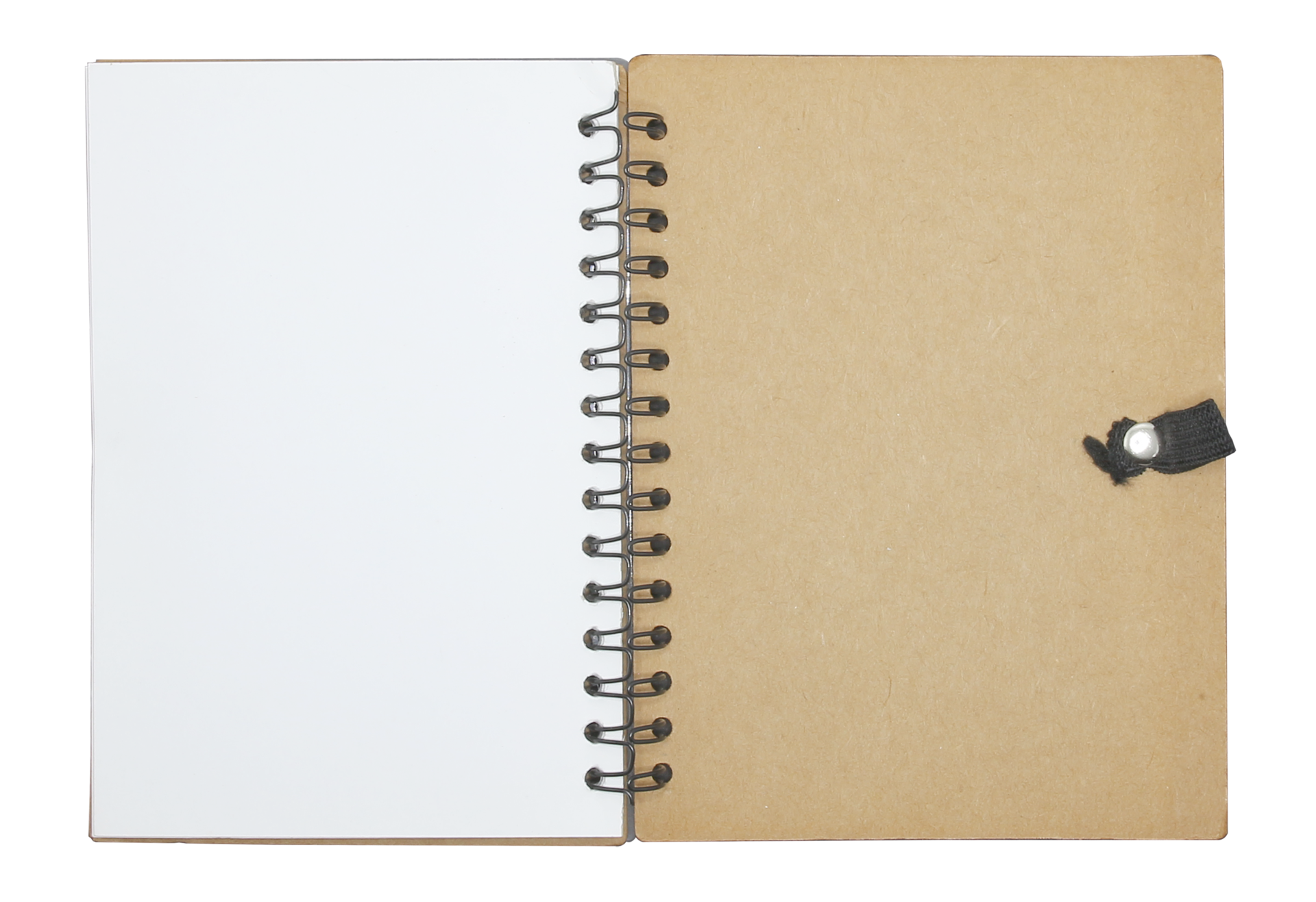 Blank notebook paper with ring spine on transparent background png file ...